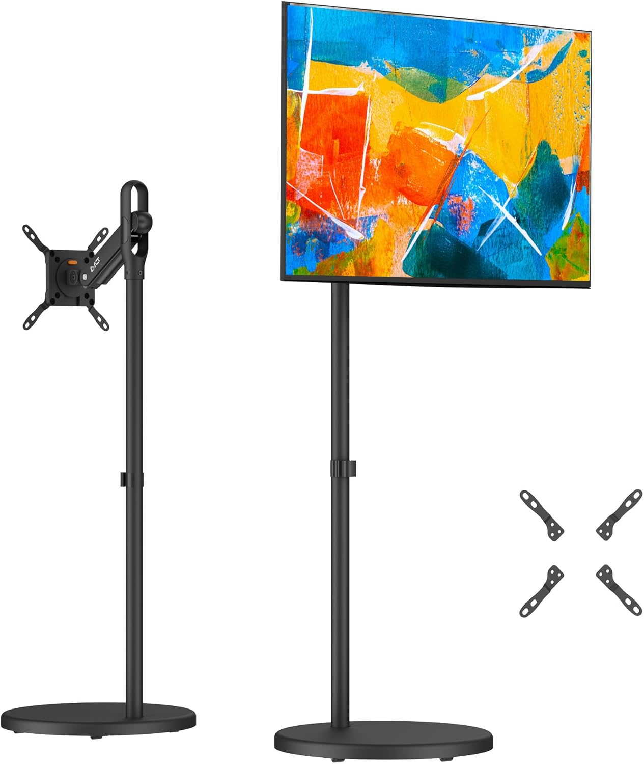 Amazon.com: AVLT Single 17"-43" Inch Portable Monitor Arm TV Rolling ...