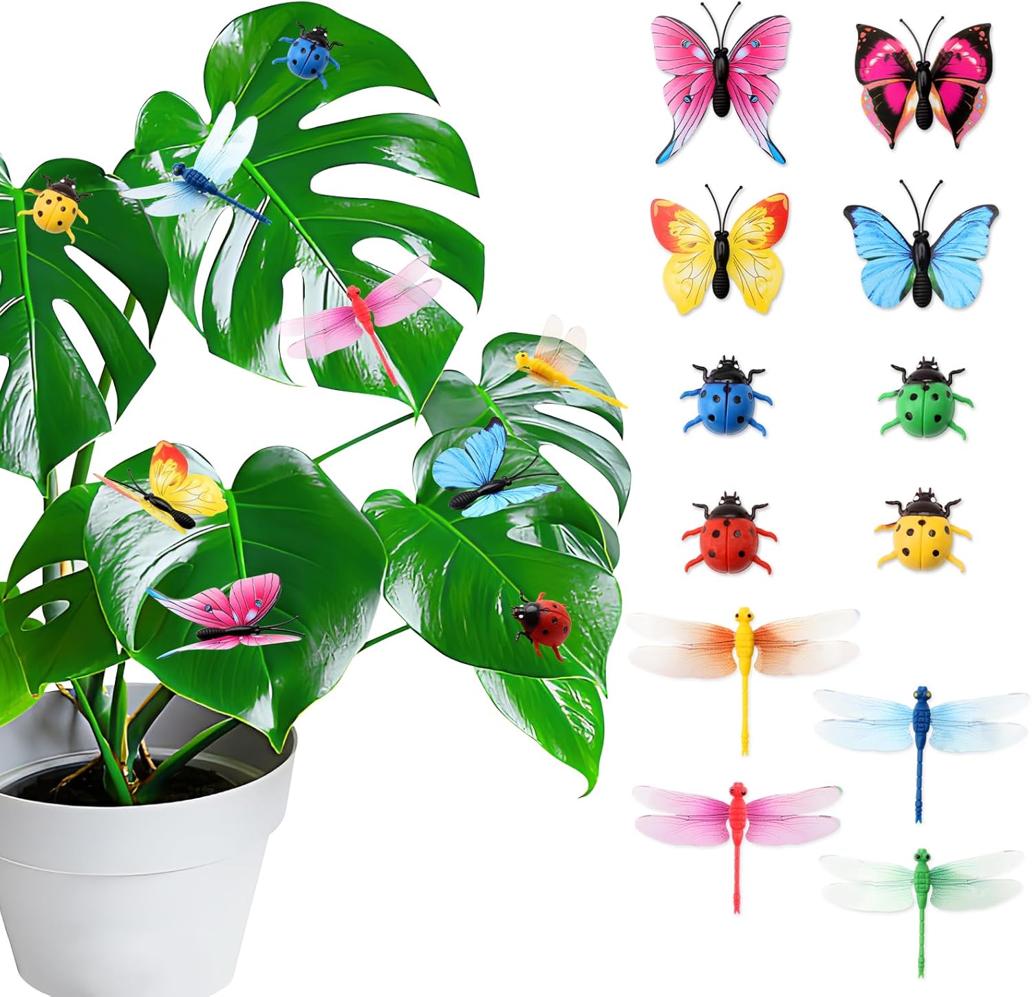 Amazon.com: FUYAHA 12 PCS Plant Magnets for Potted Plants Funny 3D ...