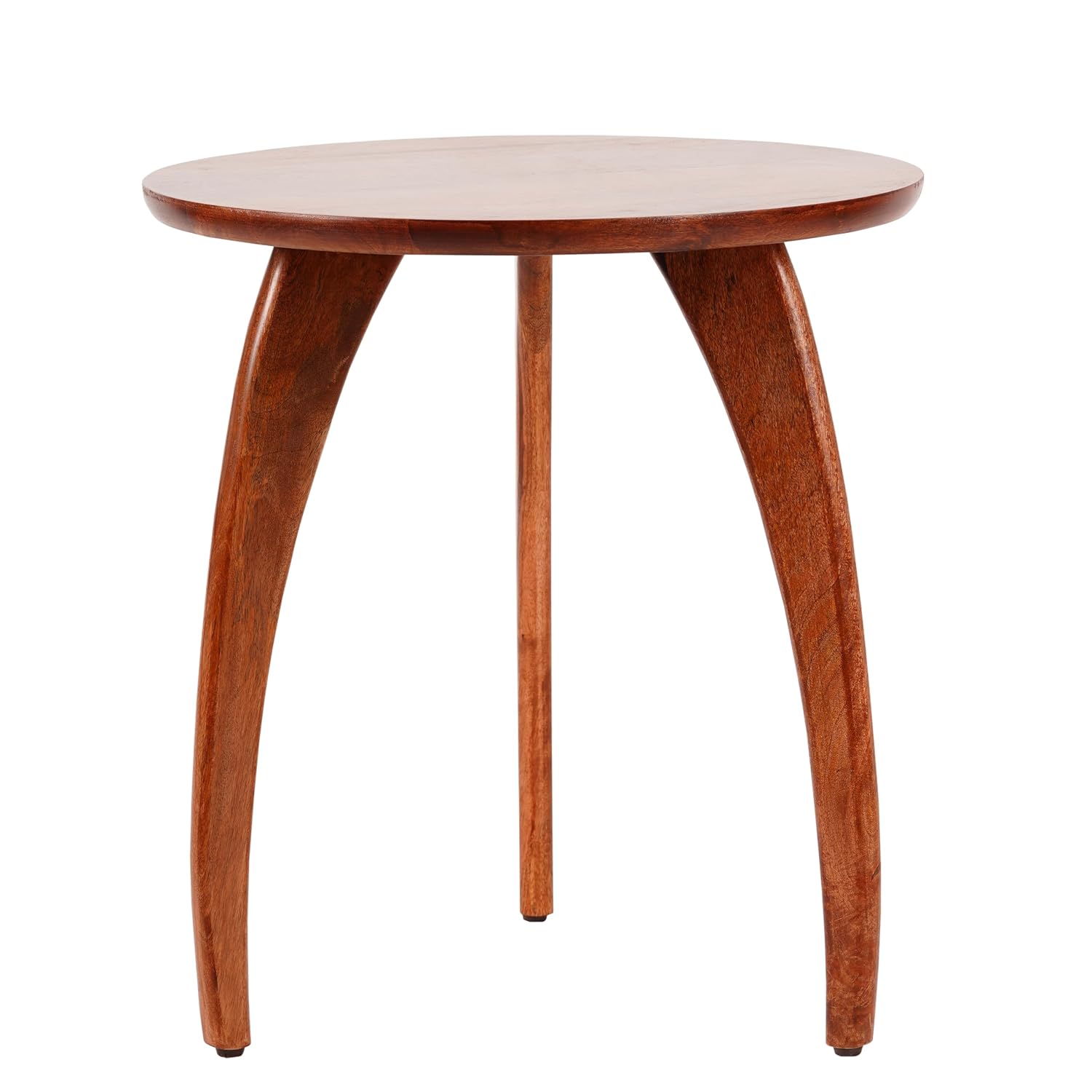 Wood Curls Nexus Mango Wood Center Round Table | Coffee Table for ...