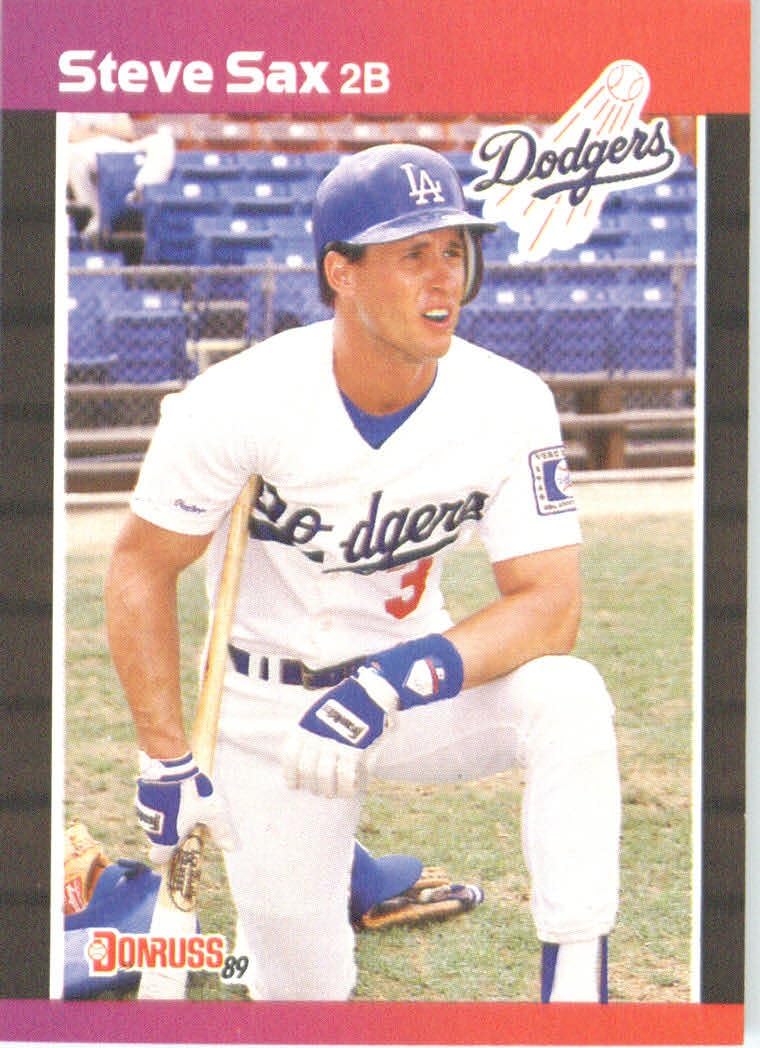 Amazon.com: 1989 Donruss Baseball Card #84 Steve Sax : Collectibles ...