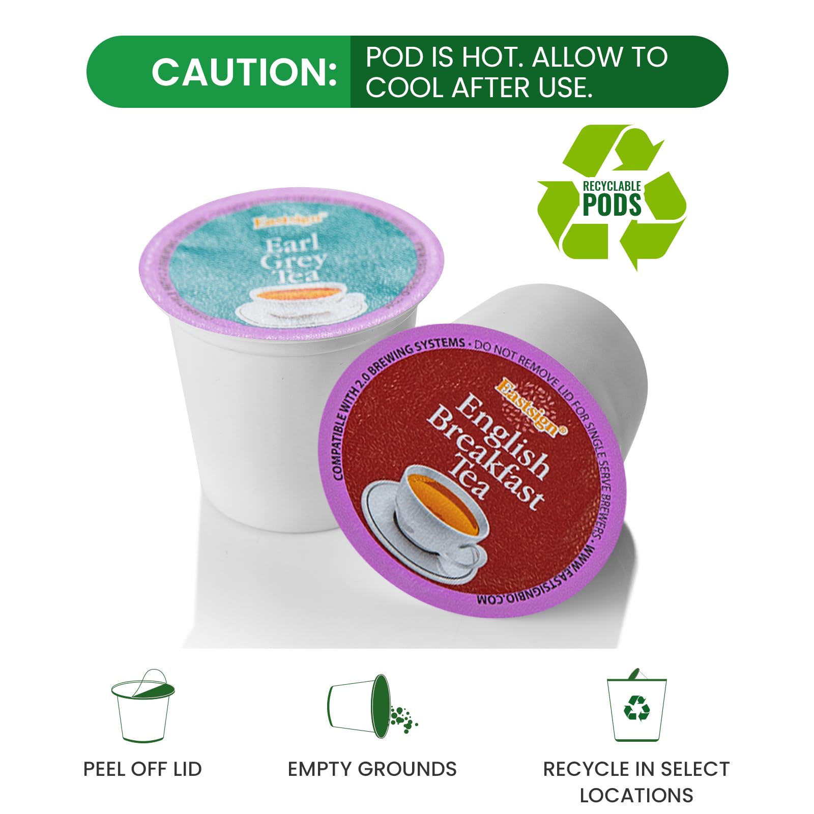 Snapklik.com : Tea K Cups, 16-Count Tea Variety Pack, 4 Flavors K Cup ...