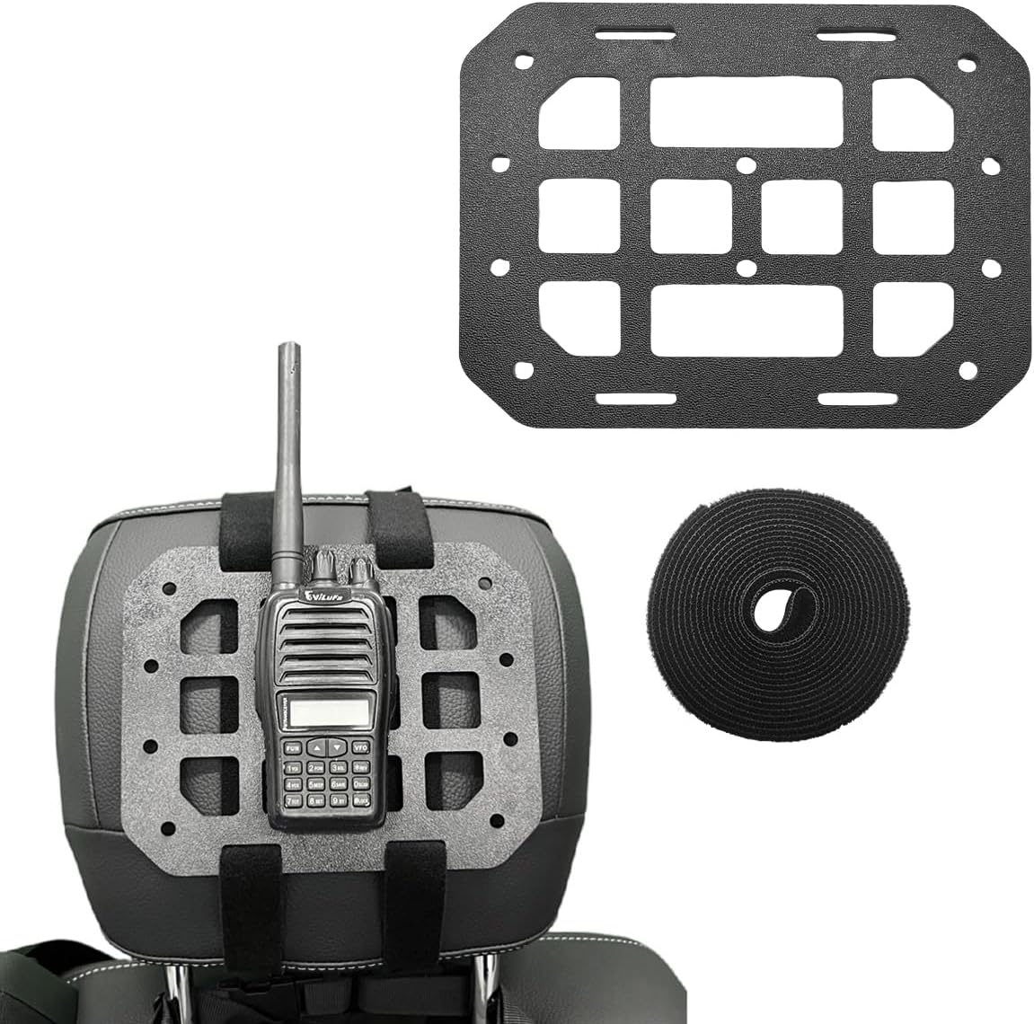 Amazon.com: Yourkar Car Rigid MOLLE Panel, Headrest Rigid Panel ...