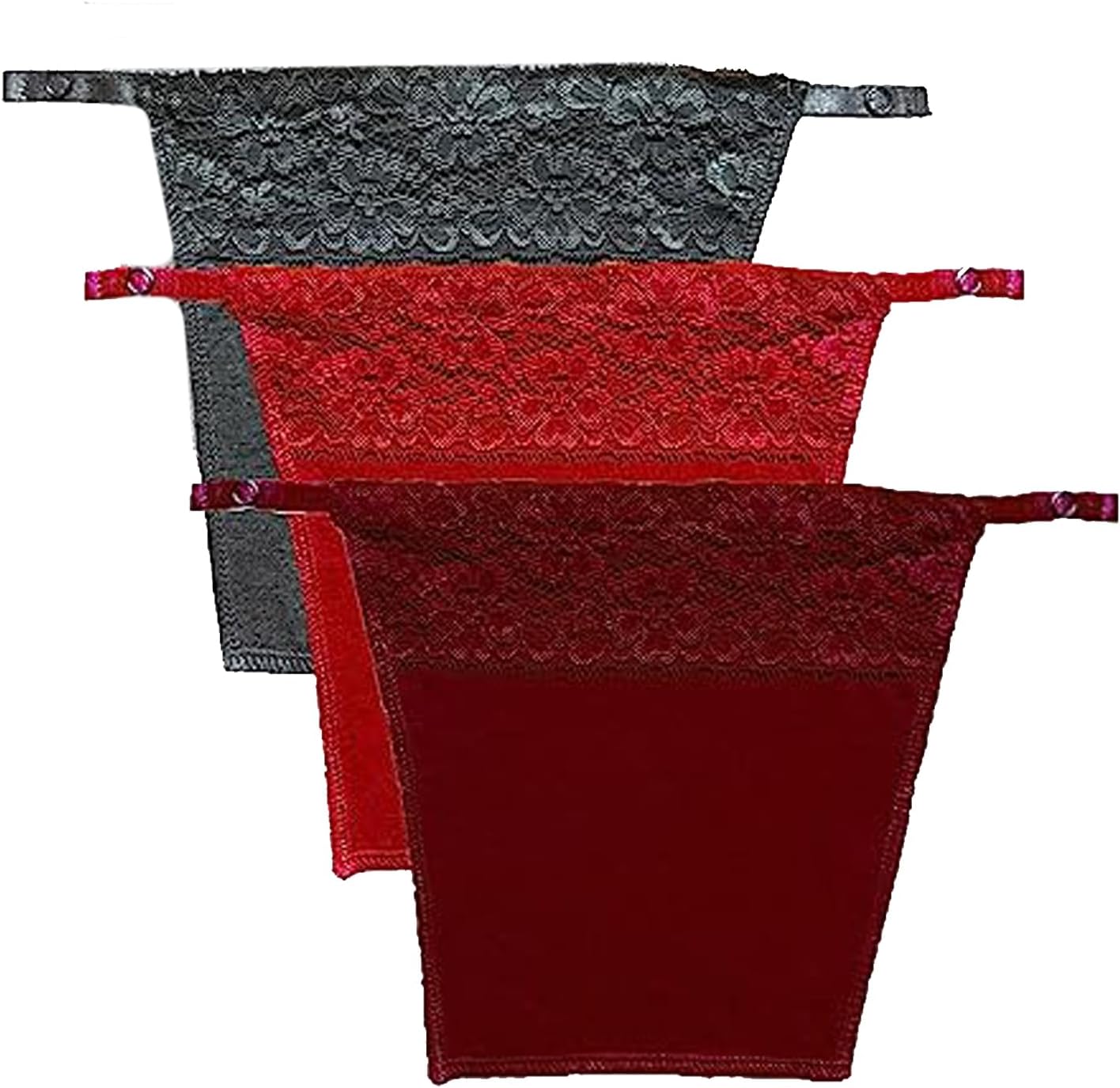 Shoppy Villa Cotton Clip-on Mock Lace Camisole for Women,Deep Neck ...