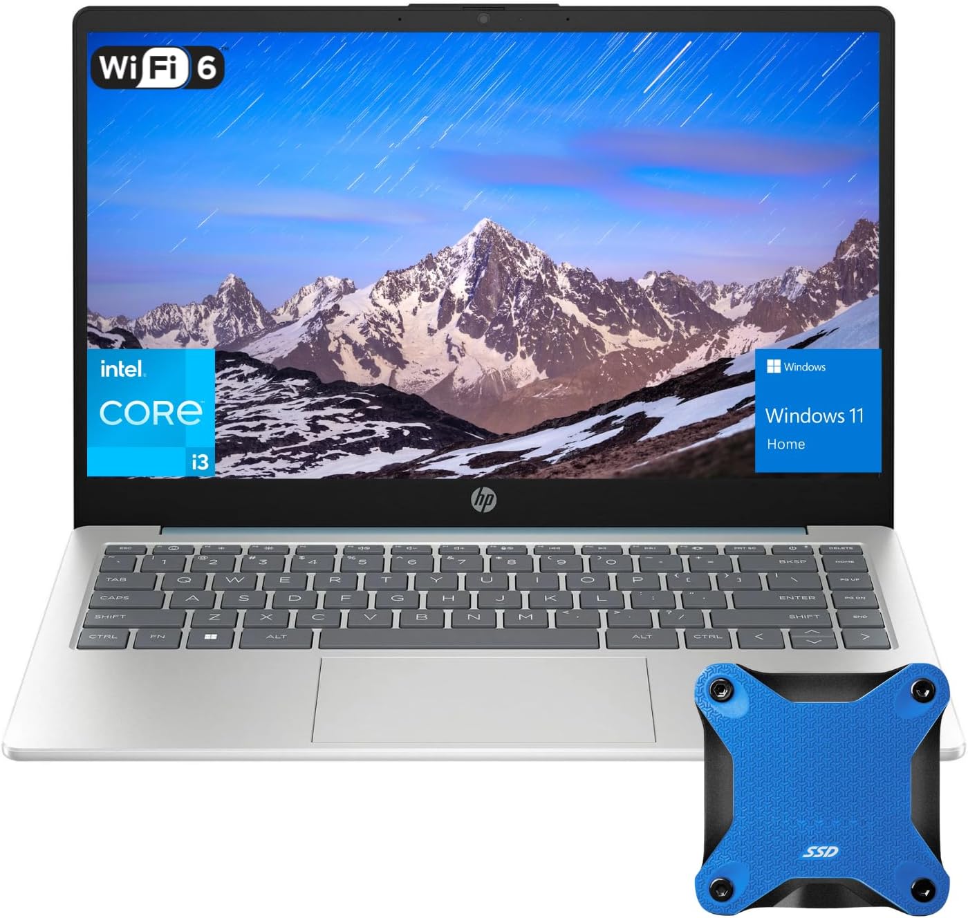 Amazon.com: HP Portable Laptop, 14" HD Display, Intel Core i3-N305 ...