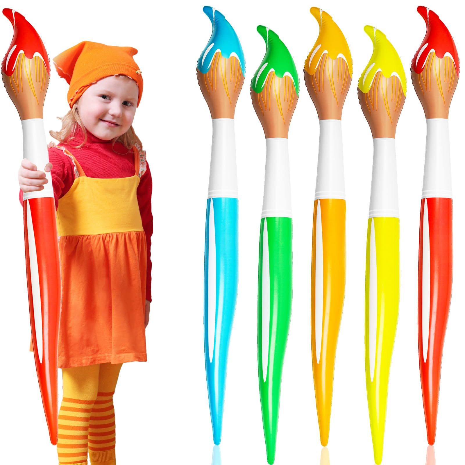 Paint Party Balloons Furbeko 10 Pcs 41.3 Inch Giant Inflatable Paint ...