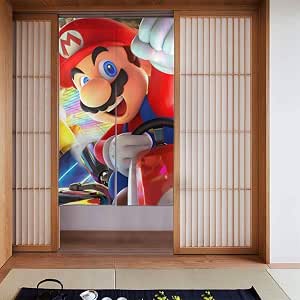 Amazon.co.jp: Super Mario Bros Shade Curtain, Shield, Divider, Window ...