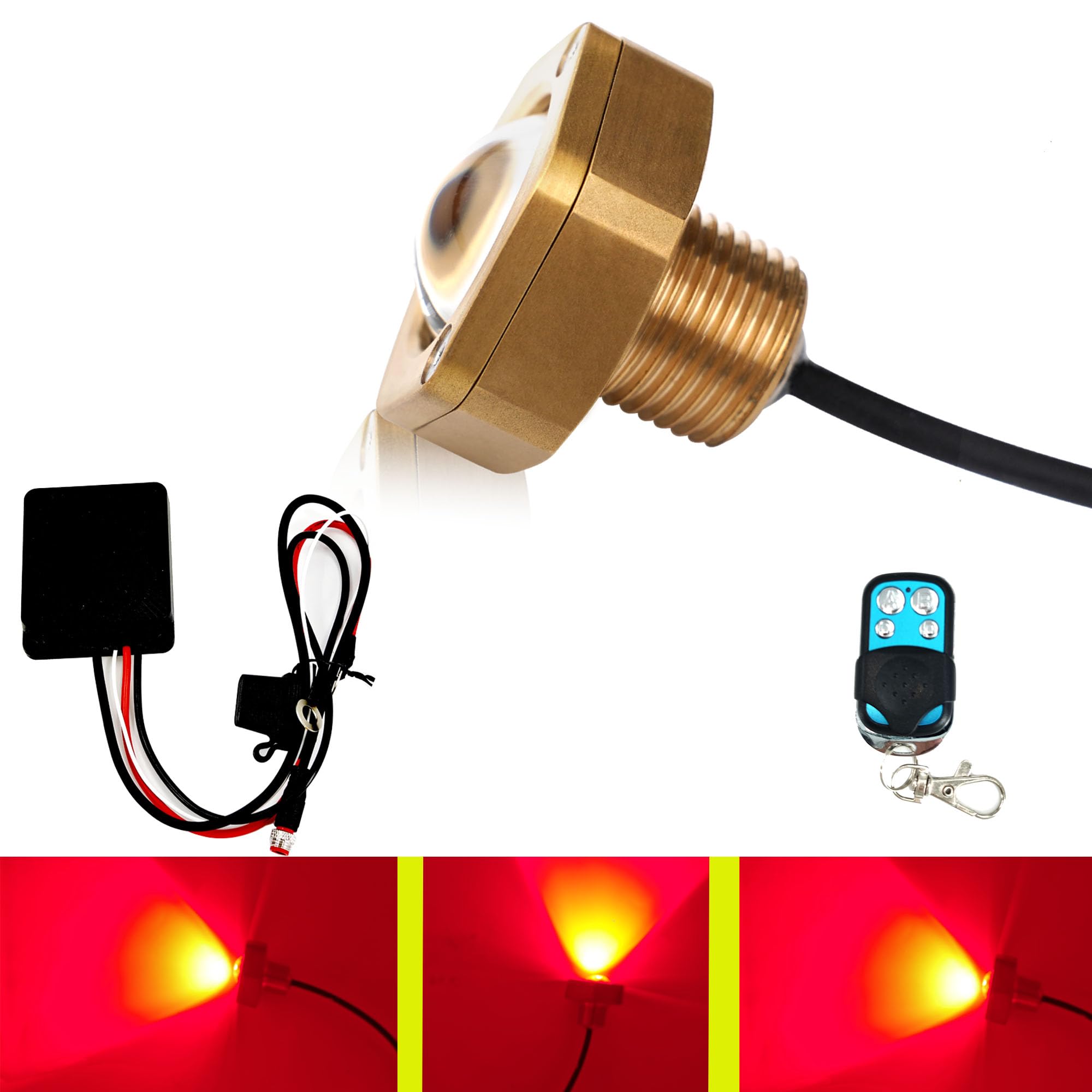 Snapklik.com : UWDESY Underwater 1/2in Standard Boat Drain Plug LED ...
