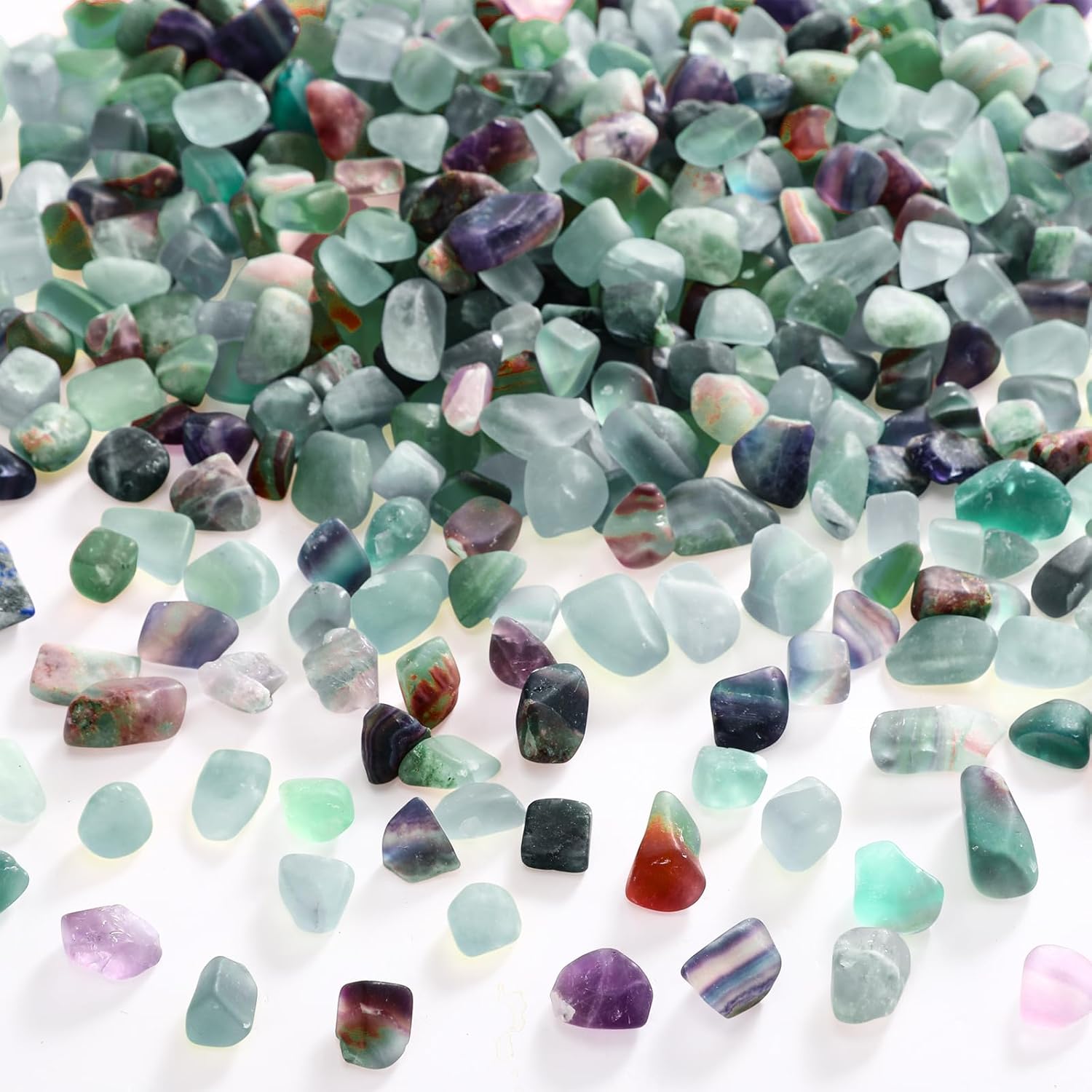 Amazon.com: Joyfolk 2.2 Lb/1000g Decorative Crystal Pebbles Natural ...