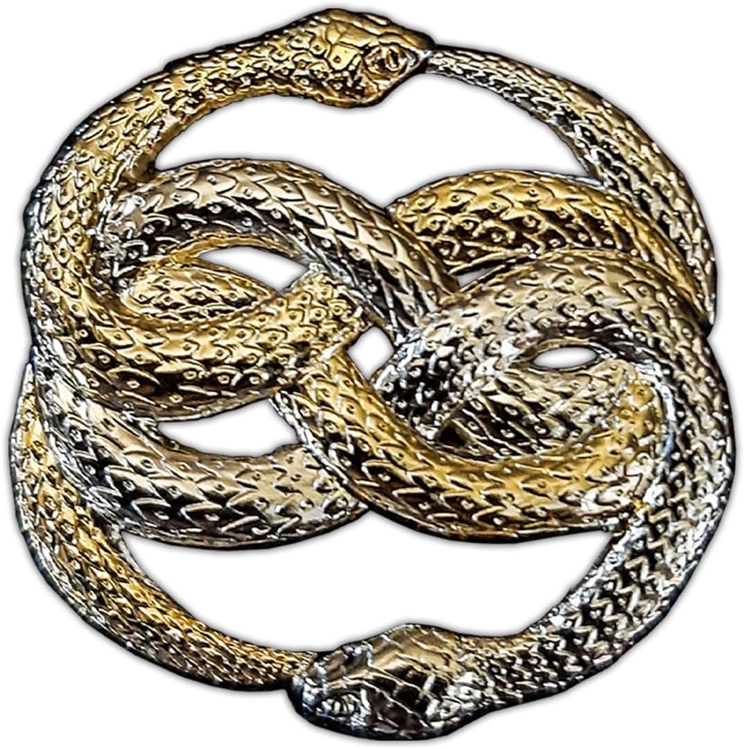 Amazon.com: The Neverending Story Auryn Amulet ENAMEL PIN 3D - Brooch ...