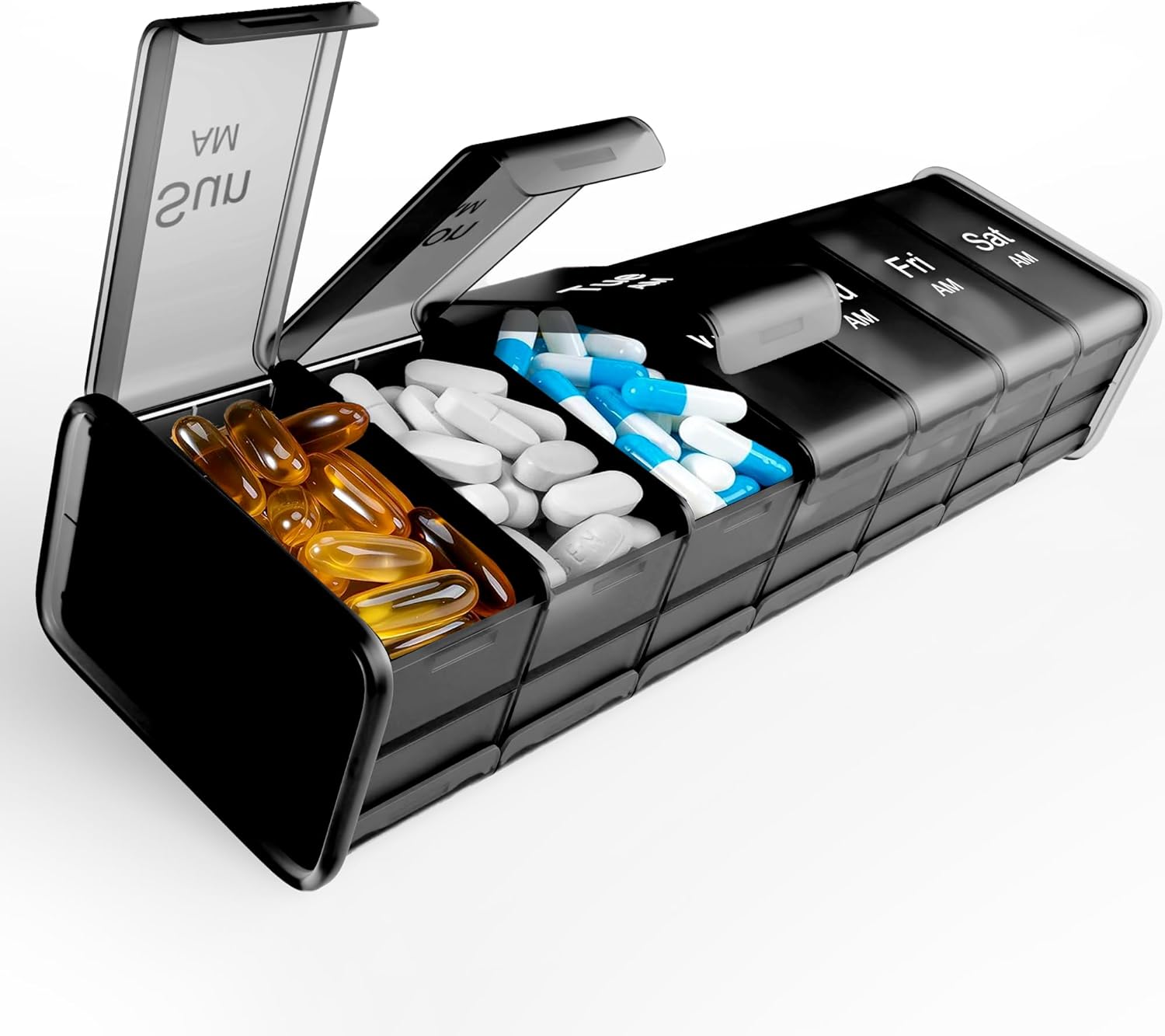 Amazon.com: Extra Large Pill Organizer - XXL Vitamin Holder for Weekly ...