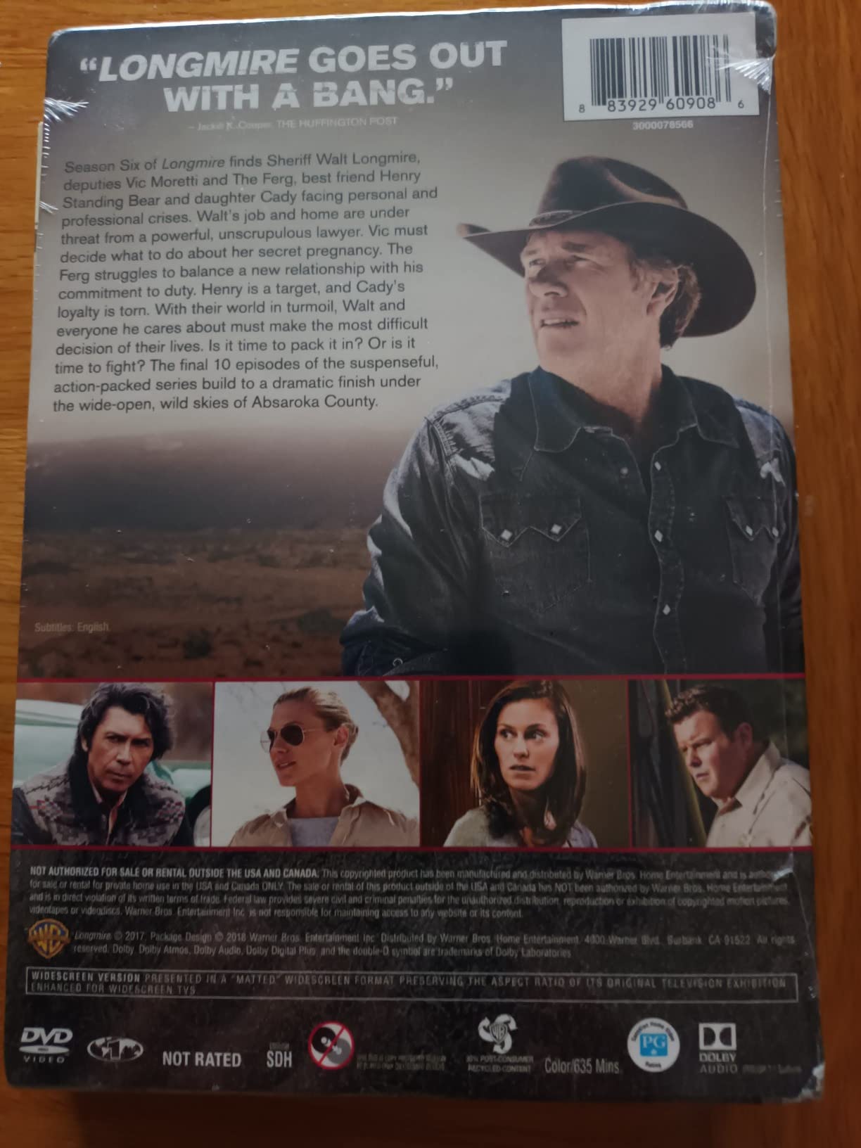Longmire: Season 6: Amazon.co.uk: Craig Johnson: DVD & Blu-ray