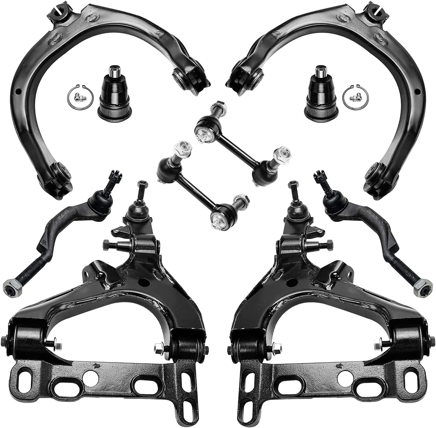 Amazon.com: A-Premium Set of 10, Front Upper Control Arm, Upper Ball ...