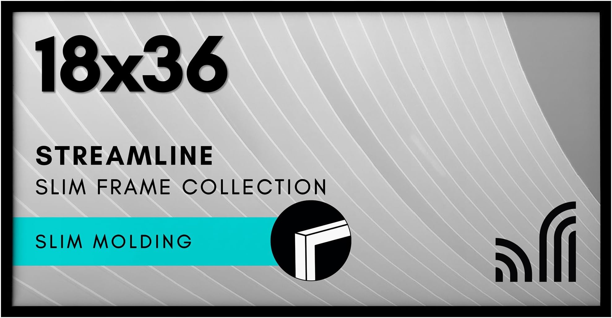 Amazon.com - PFF PictureFrameFactoryOutlet - 18x48 Inch - Premium 1.25 ...