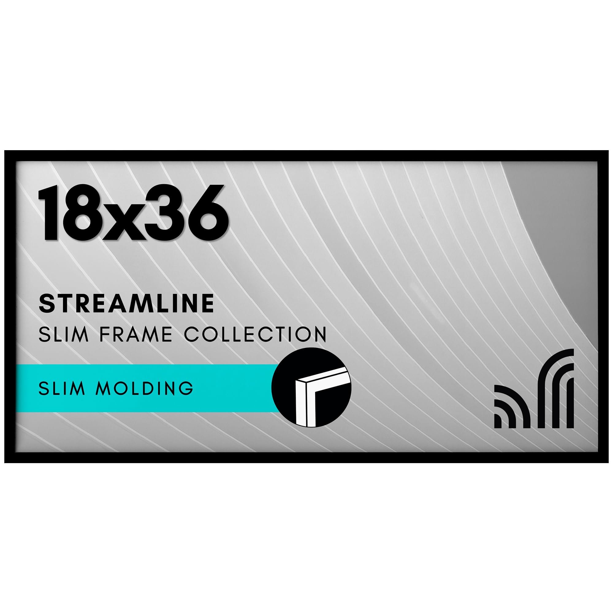 Amazon.com - Americanflat 18x36 Picture Frame with Polished Plexiglass ...