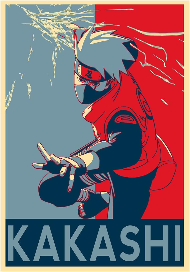 Instabuy Poster Naruto Propaganda Kakashi - A3 (42x30 cm) : Amazon.es ...