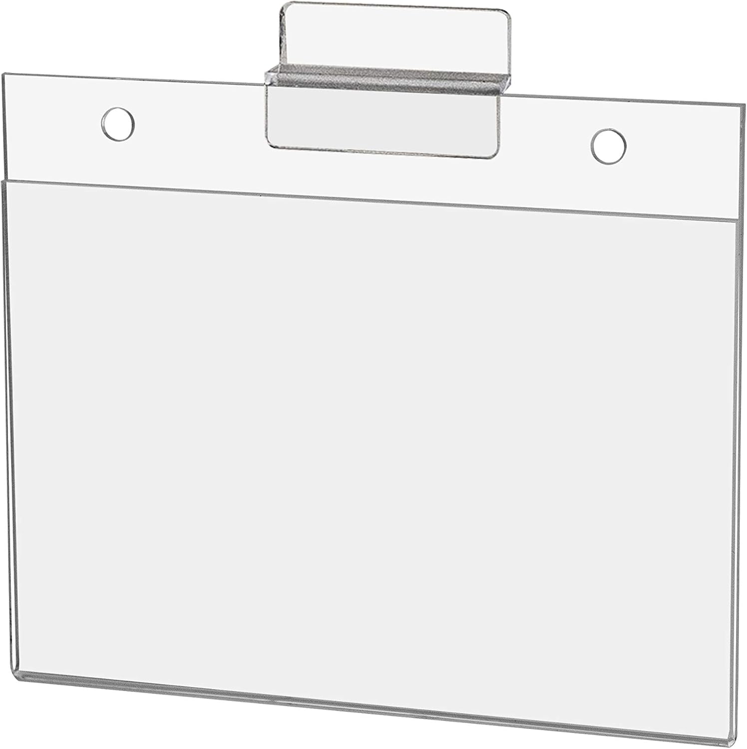 Amazon.com : Marketing Holders 6 Pack Slatwall Sign Frame Ad Holder ...