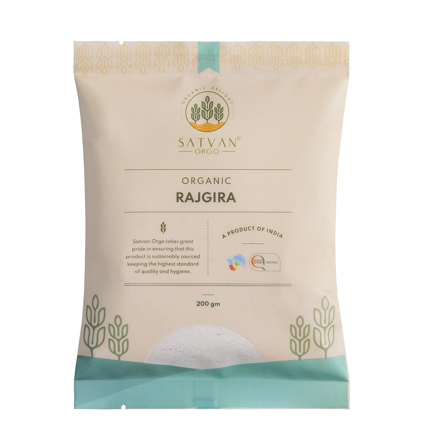 SATVAN ORGO Organic Rajgira Flour/Atta – 200g(Pack Of 1) / Amaranth ...