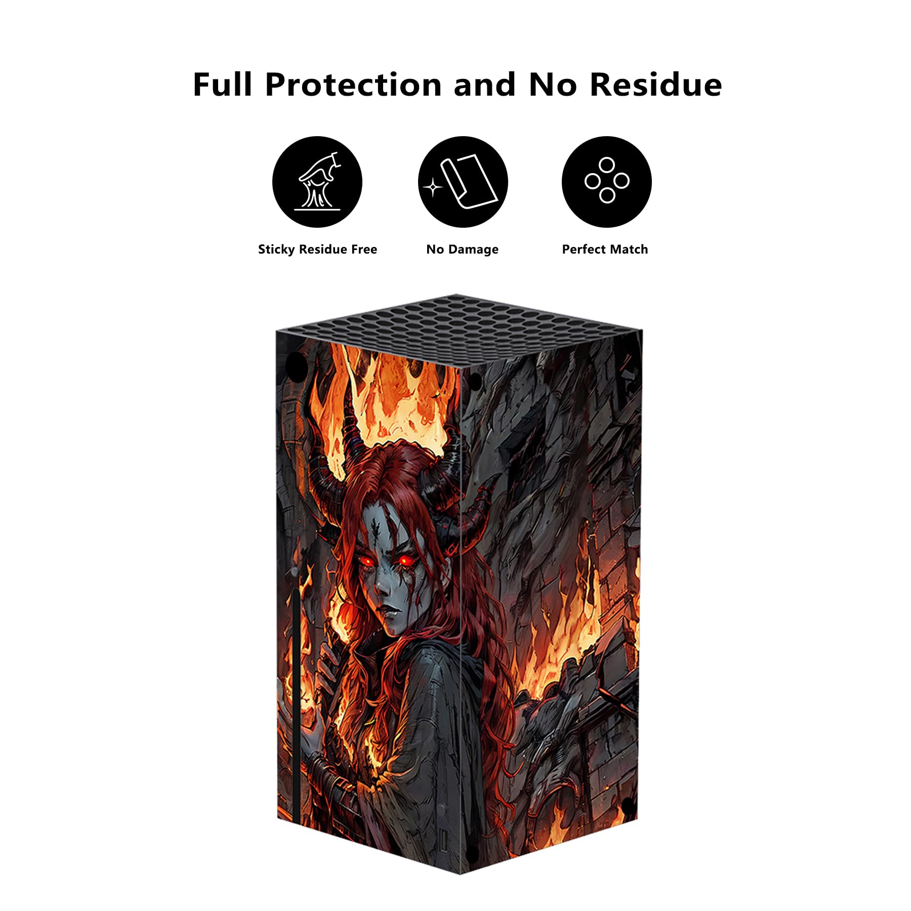 Snapklik.com : PlayVital Flame Envoy Custom Vinyl Skins For Xbox Core ...