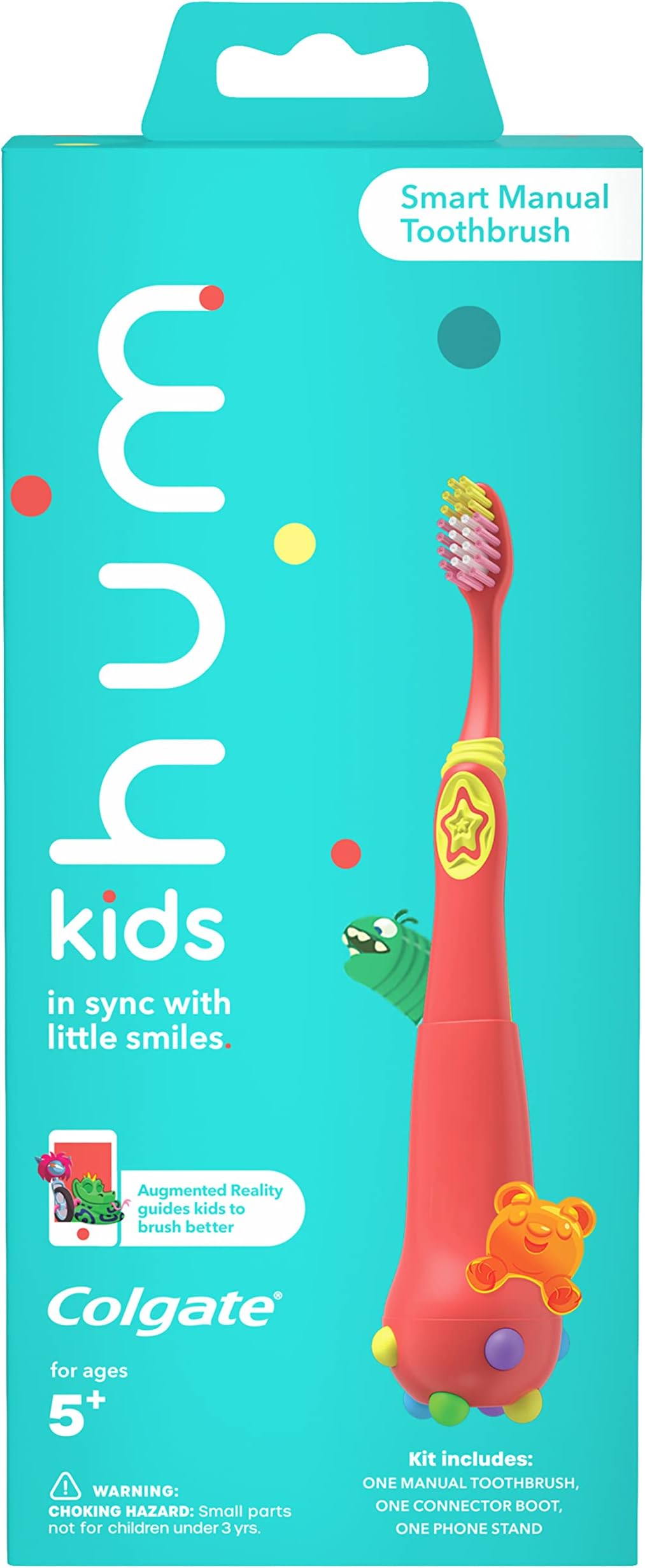 Amazon.com: hum by Colgate Smart Battery Toothbrush Kit, Sonic ...