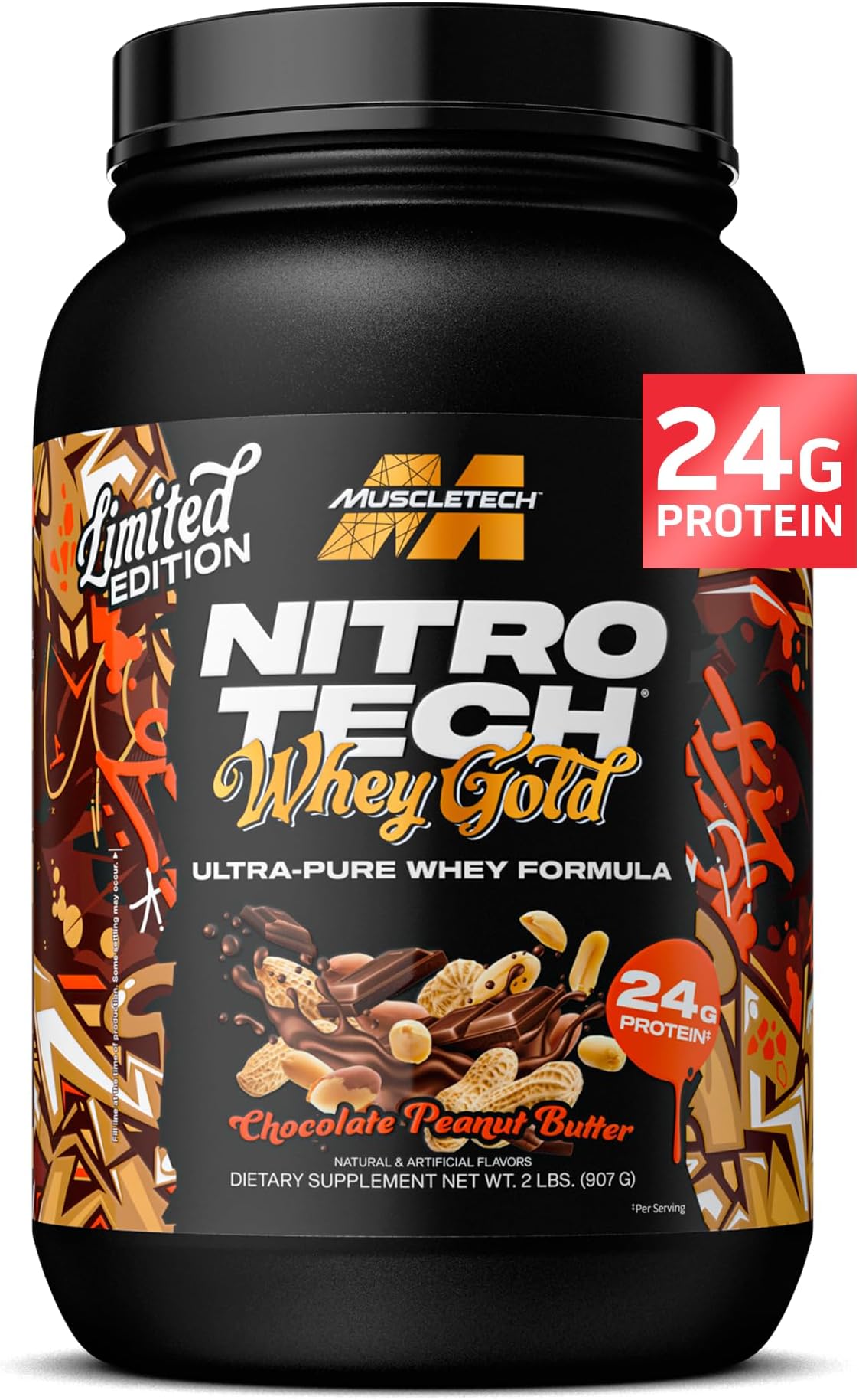 Amazon.com: MuscleTech Whey Protein Powder (Chocolate Peanut Butter ...
