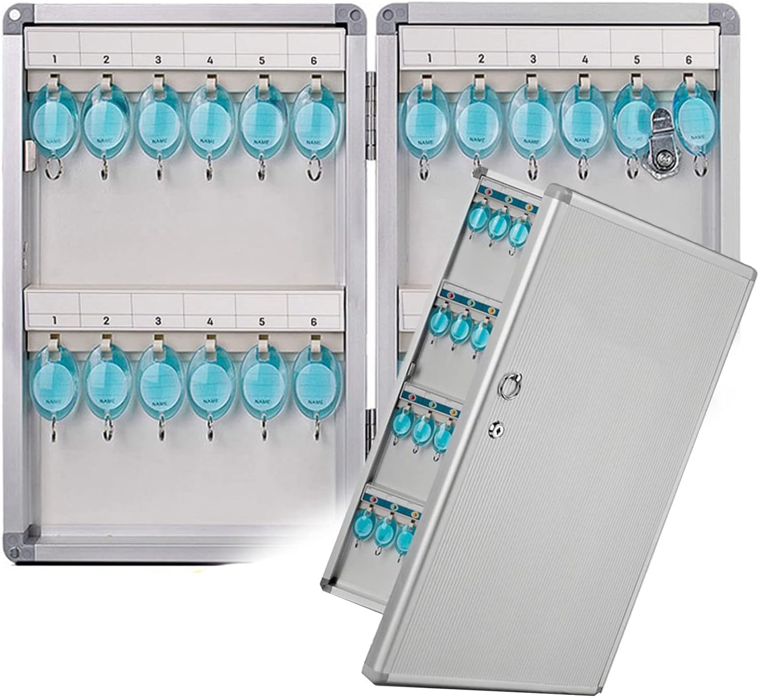 Key Cabinet With Lock 24/32/48/72/96/120 Key Cabinet Lock Box Key Box ...