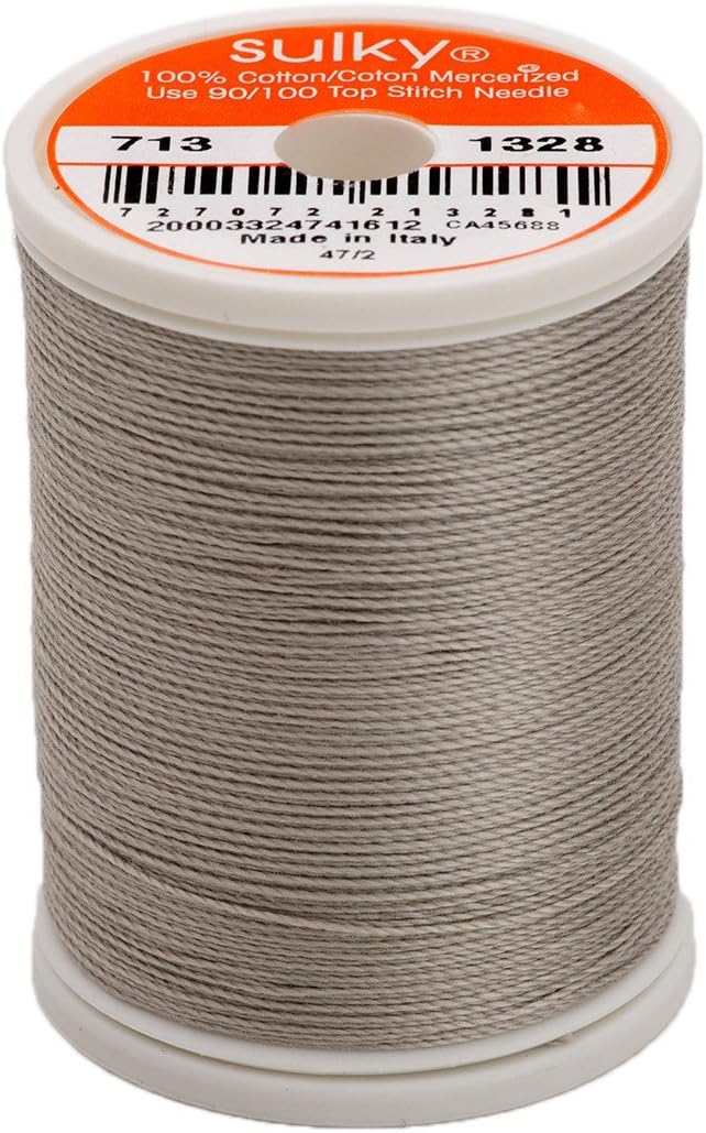 Amazon.com: Sulky Of America 660d 12wt 2-Ply Cotton Thread, 330 yd ...