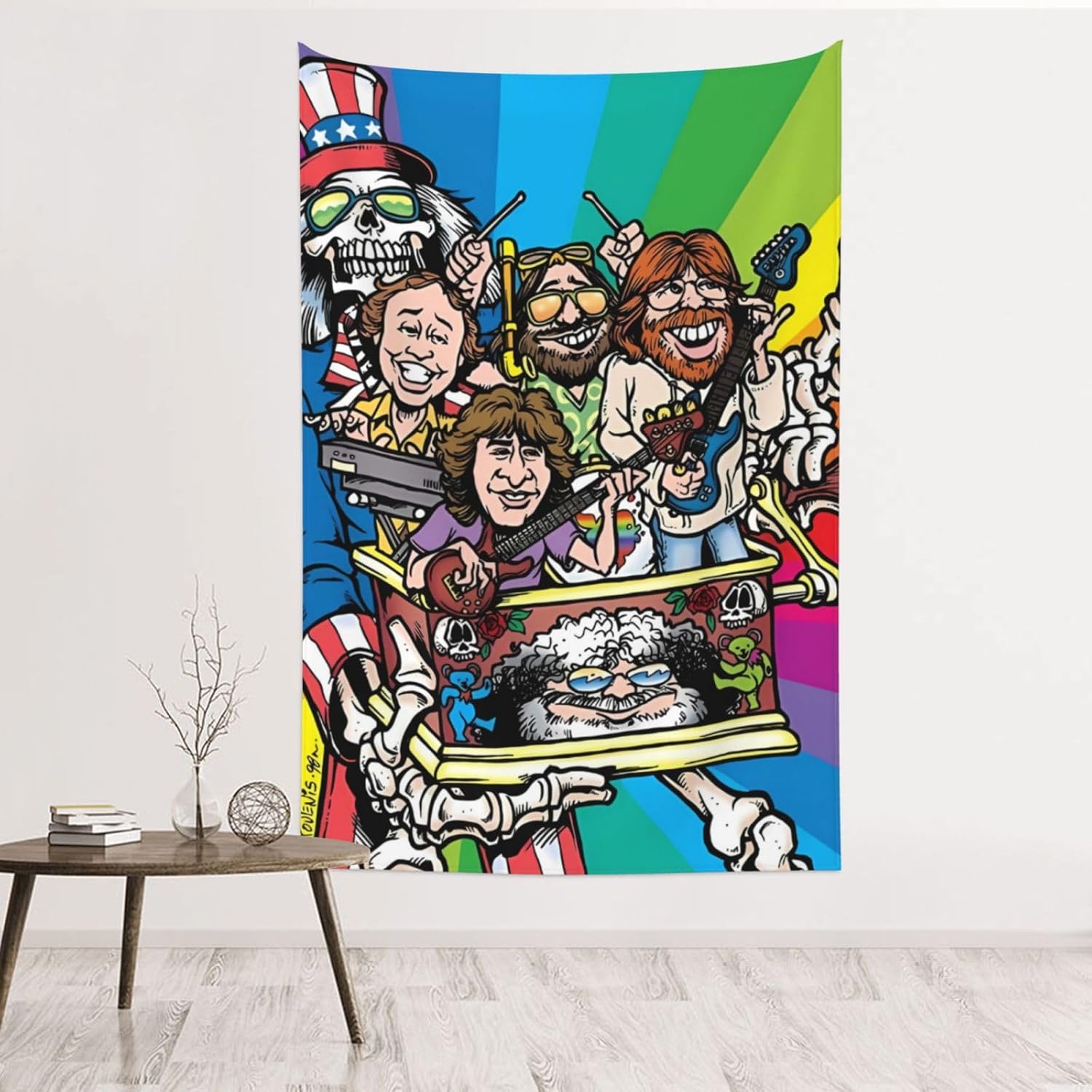 Amazon.com: WWECDFGDSG Phish Tapestry 60x40in Wall Hanging Memories ...