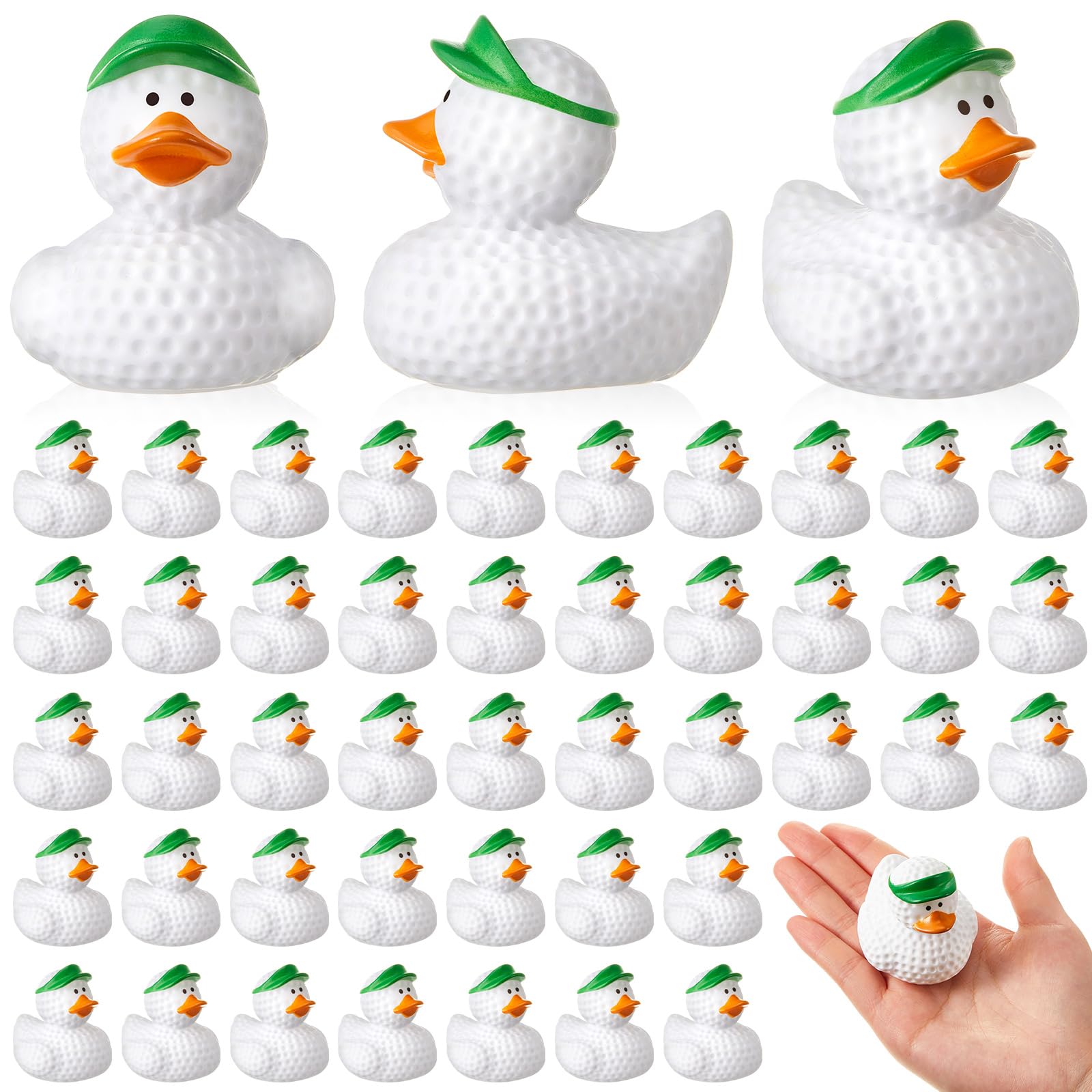 Snapklik.com : DEEKIN 24 Pcs Golf Ball Rubber Duck 2 Inch Bulk Sport ...