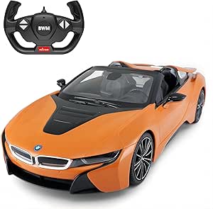 Amazon.com: RASTAR 95500 1/12 BMW RC Car - Officially Licensed BMW i8 ...
