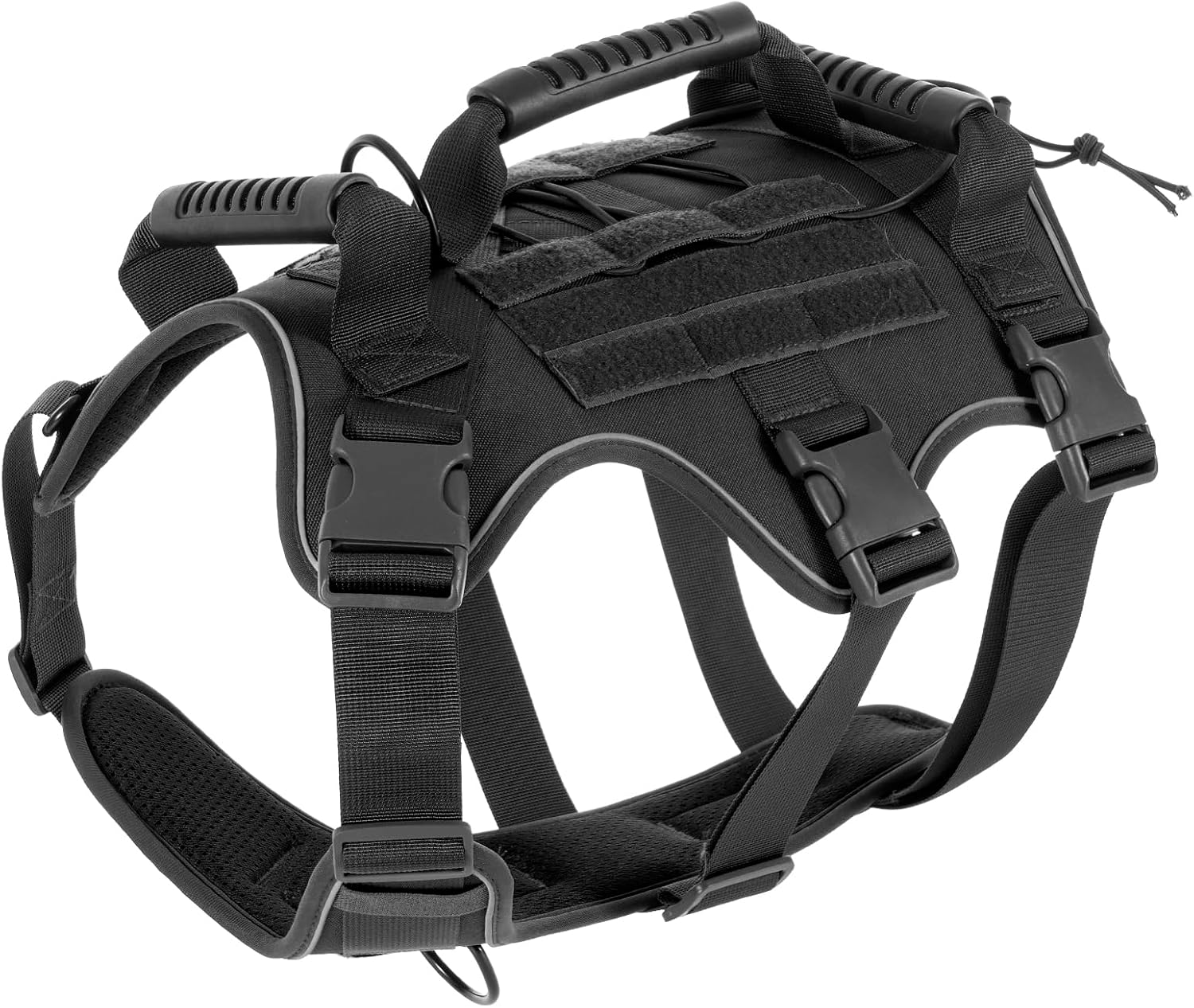 Amazon.com : Elpdem Tactical Dog Harness,No Pull Adjustable Reflective ...
