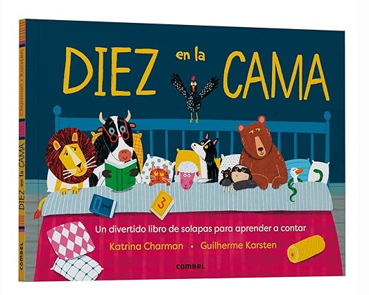 Diez en la cama. Cuento para ir a dormir. A partir de 2 años. (Libro ...
