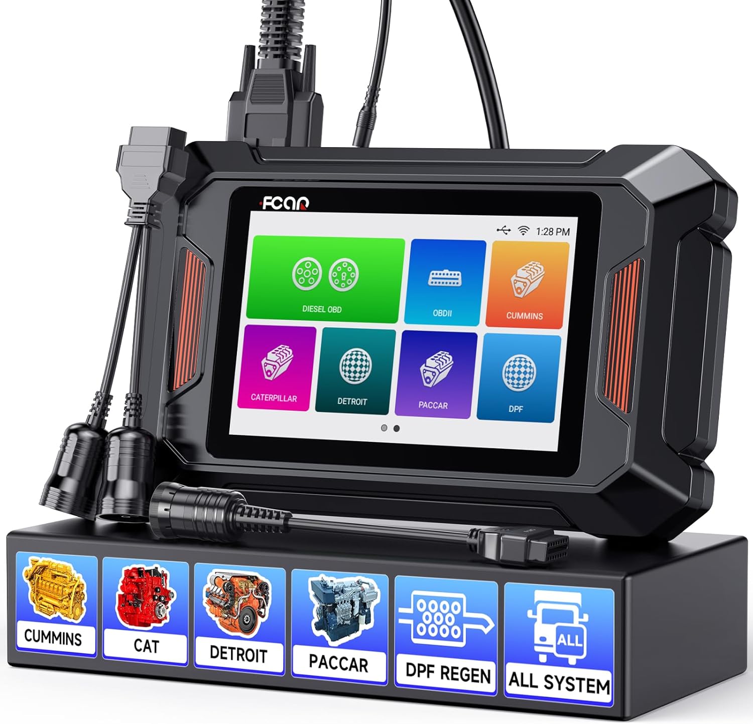 Amazon.com: FCAR F803 Heavy Duty Truck Scanner All System Diesel ...