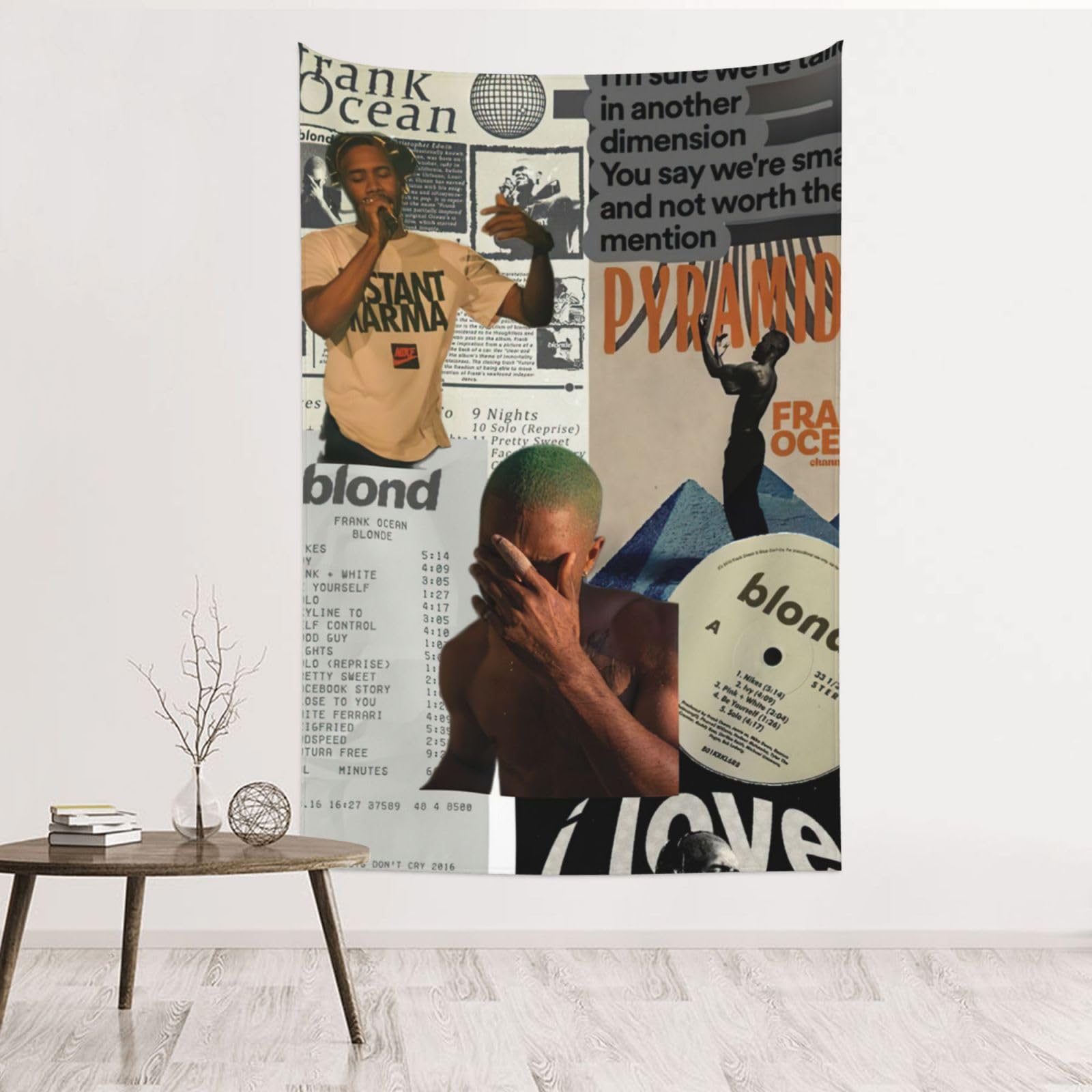 Amazon.com: YYOEBNG Tapestry Frank Music Ocean Wall Tapestry 60x40 Inch ...
