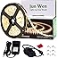 Amazon.com: JOYLIT 12V Warm White LED Strip Lights Waterproof, 16.4ft ...
