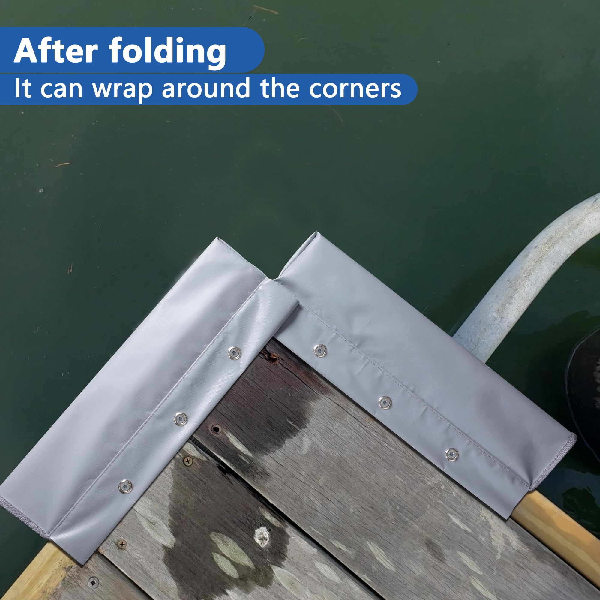 Snapklik.com : 39.5 Inch Boat Dock Bumper- Foldable Boat Corner Edge ...