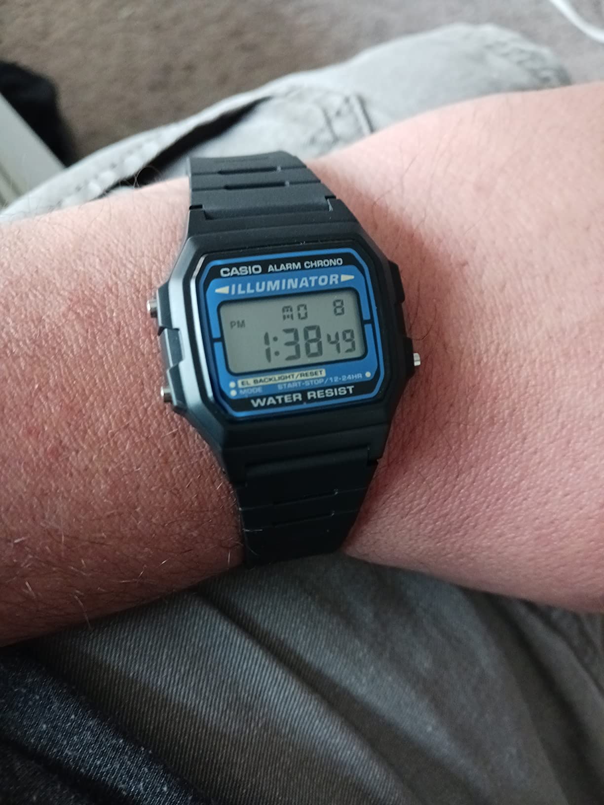 $5/mo - Finance Casio Men's F105W-1A Illuminator Sport Watch | Buy Now ...