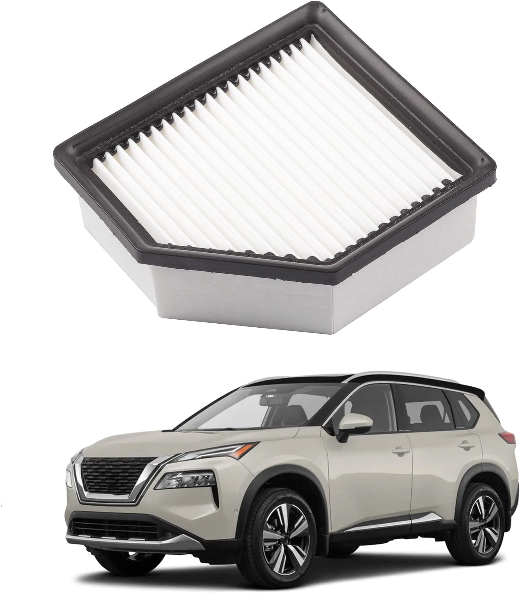 Dasbecan 16546-6RA0A Air Filter Compatible with 2021-2023 Nissan Rogue ...