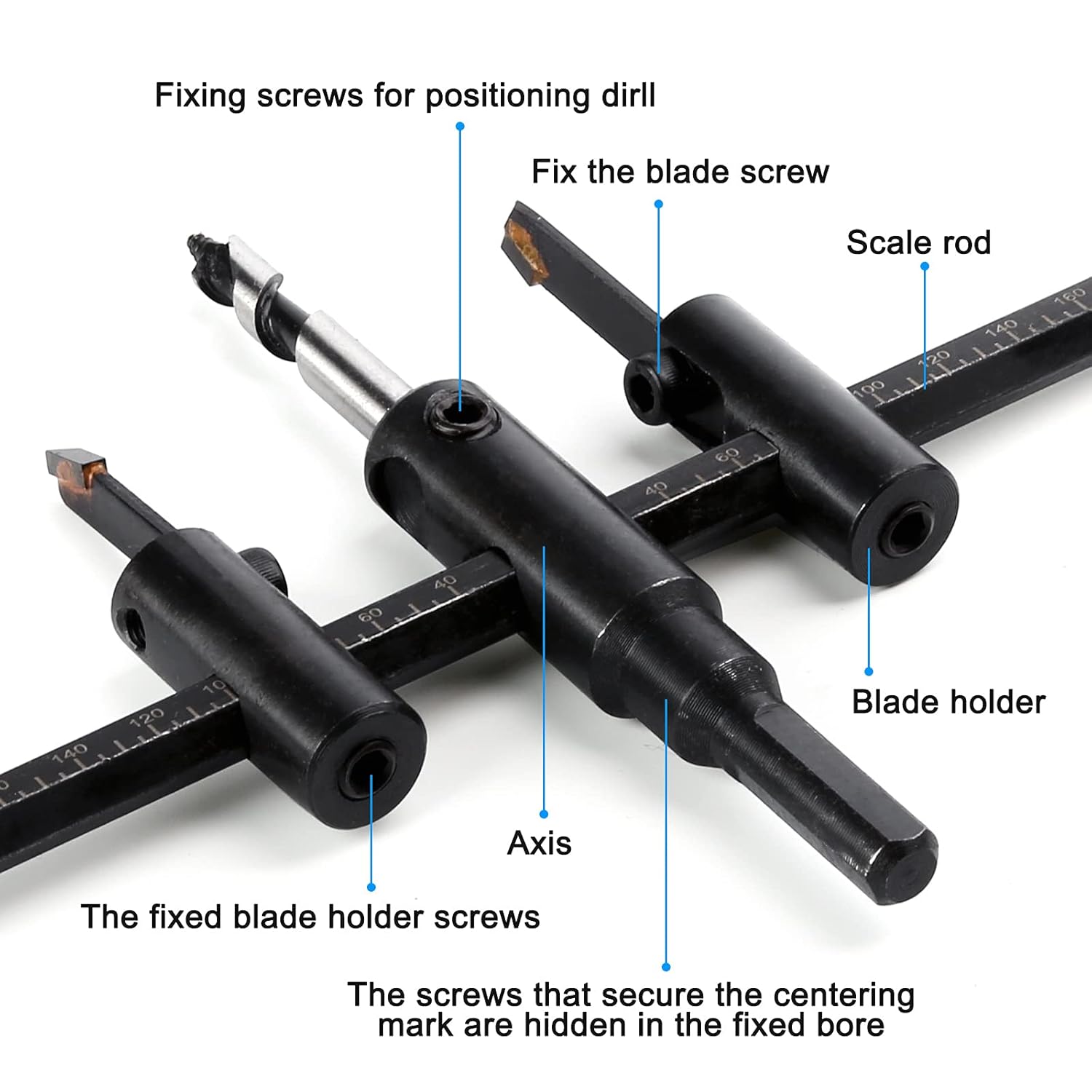 Adjustable Circle Hole Saw, Alloy Adjustable Circular Hole Cutter Saw ...