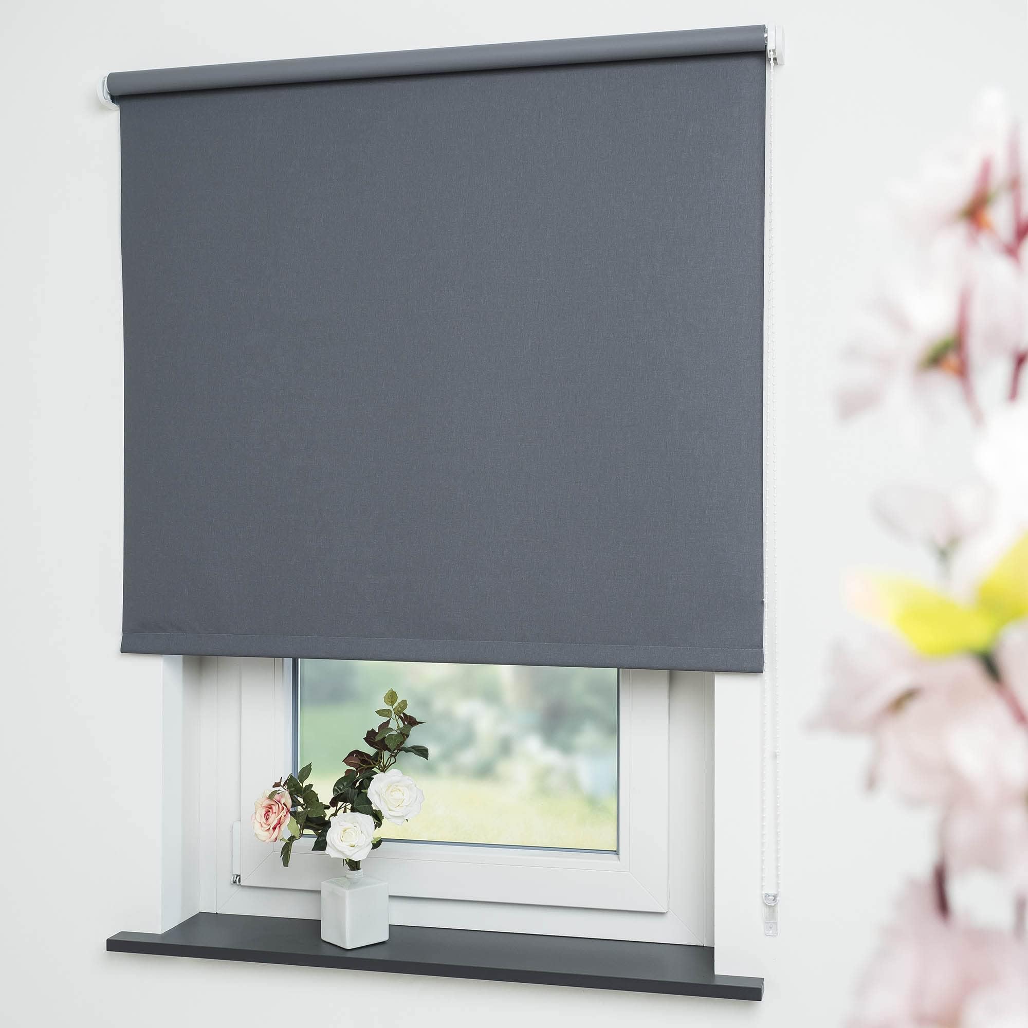 Amazon.de: Ventanara® Thermorollo Verdunkelungsrollo Grau inklusive ...