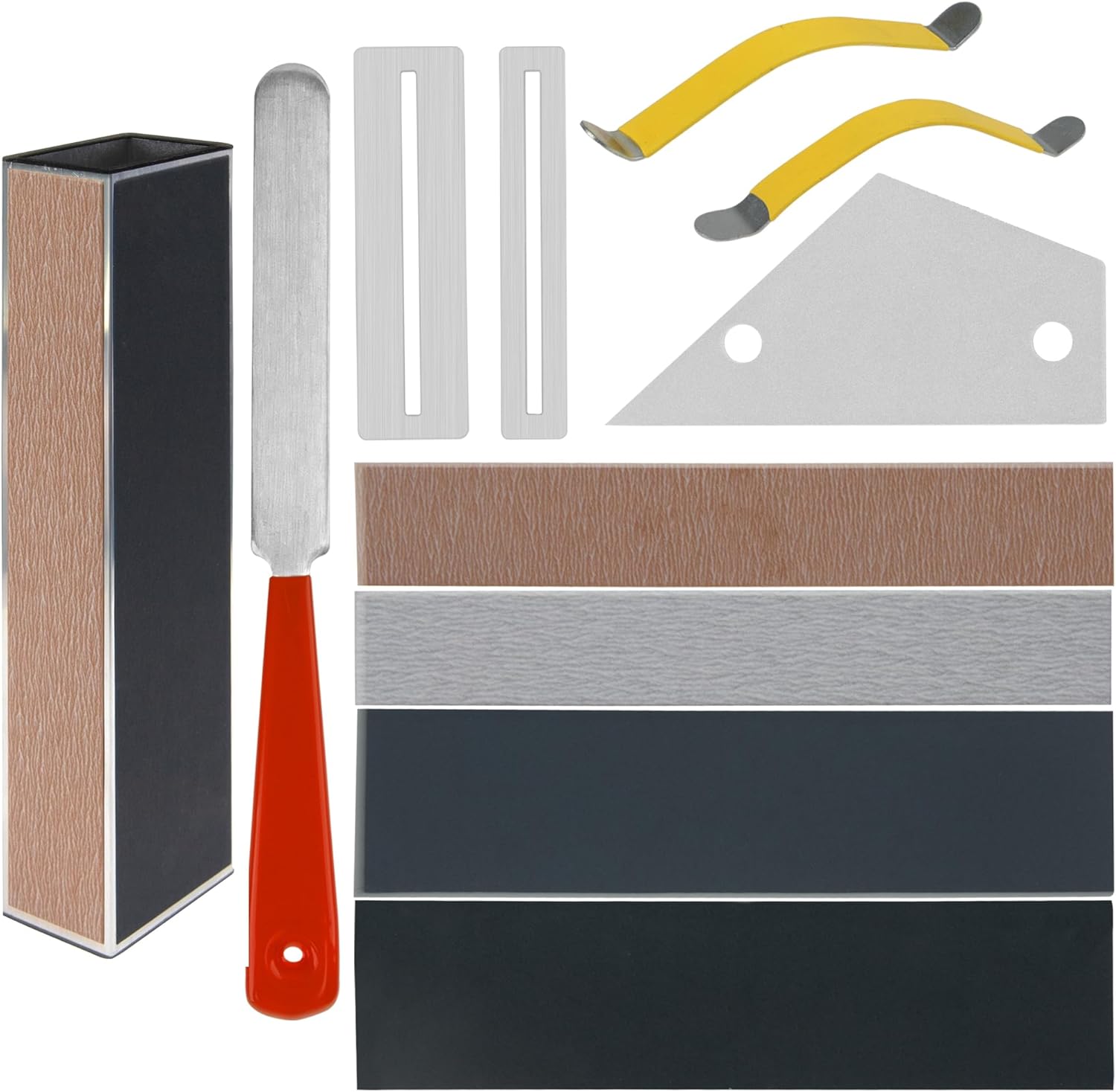 Amazon.com: Yootones Luthier Tool Set Fret Crowning File Fret Rocker ...