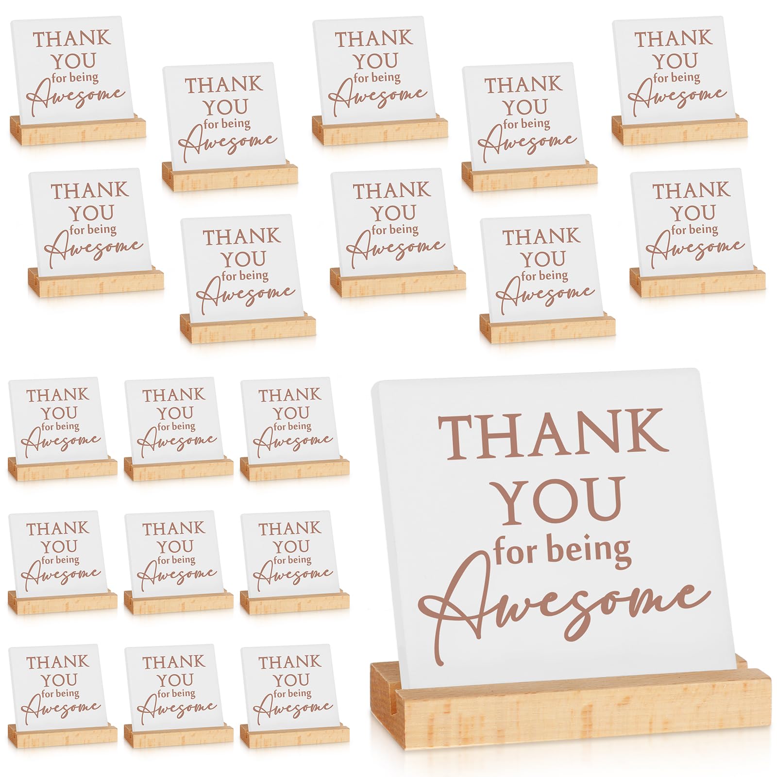 Amazon.com: Roowest 20 Pack Inspirational Quotes Desk Decor Office ...