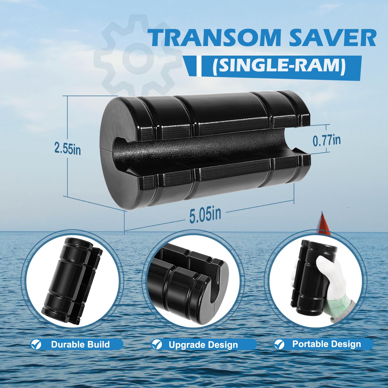 Marine Trailering Motor Stabilizer Boat Outboard Motor Trailering ...