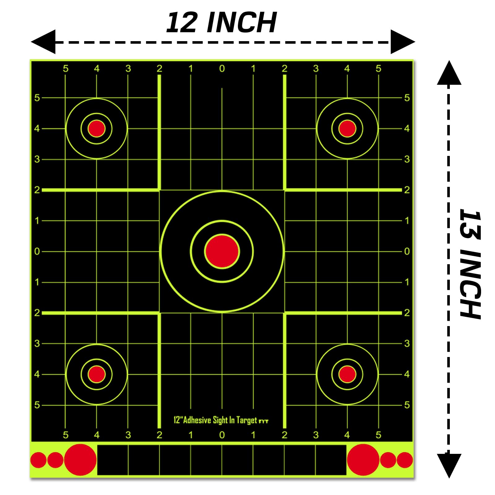 Snapklik.com : ATFLBOX 12x12 Inch Splatter Paper Targets And Adhesive ...
