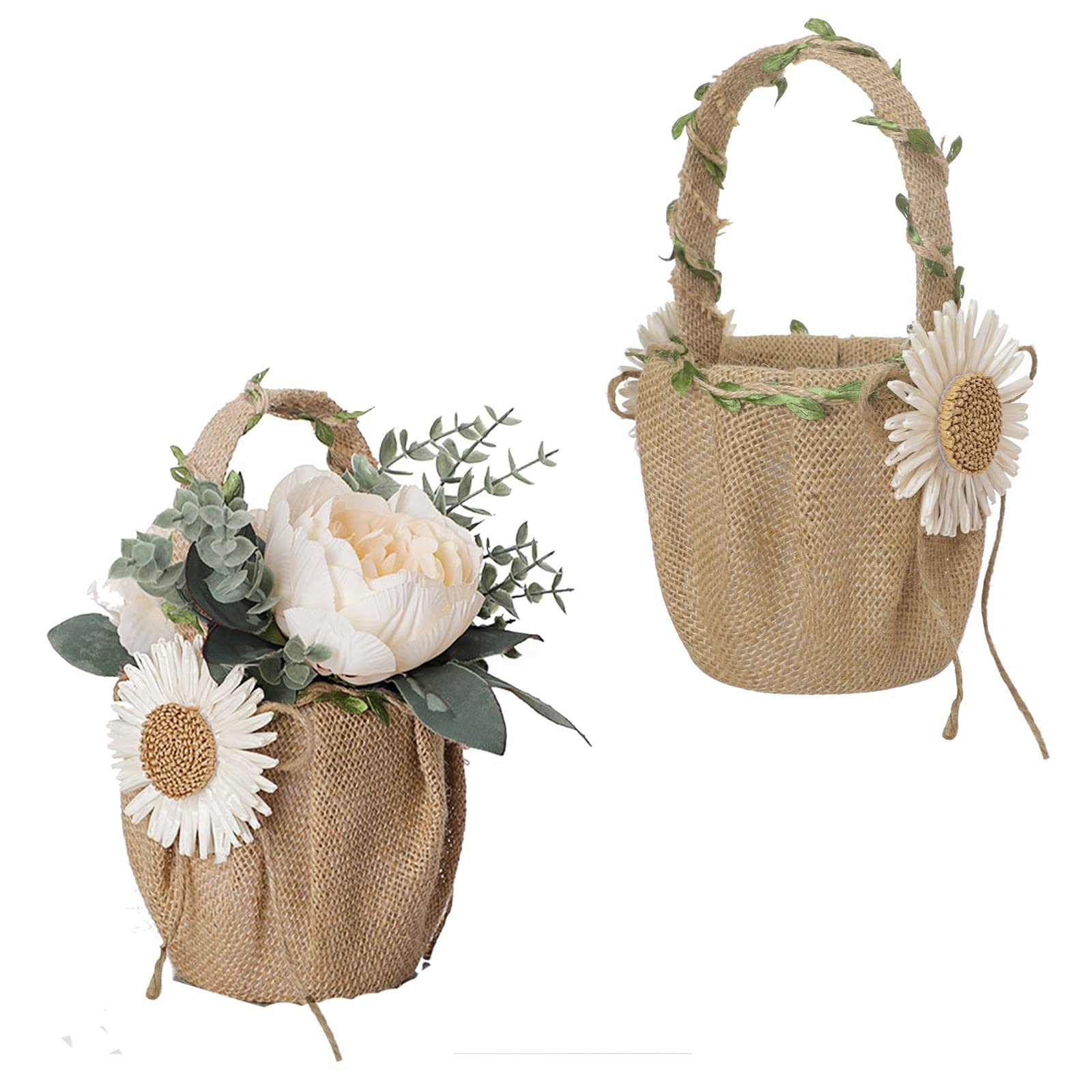 Unique Vintage Flower Girl Baskets