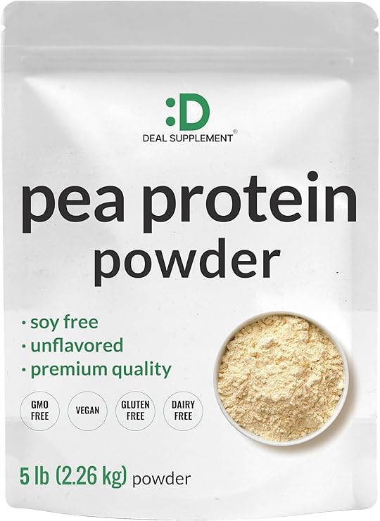 Amazon.com: DEAL SUPPLEMENT Unflavored Pea Protein Powder, 5lbs ...