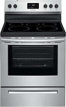 Amazon.com: Frigidaire FCRE3052AS 30" Freestanding Electric Range with ...