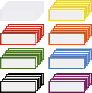 200 Pack Magnetic Dry Erase Labels Name Plate Tags Magnetic Name Tags ...