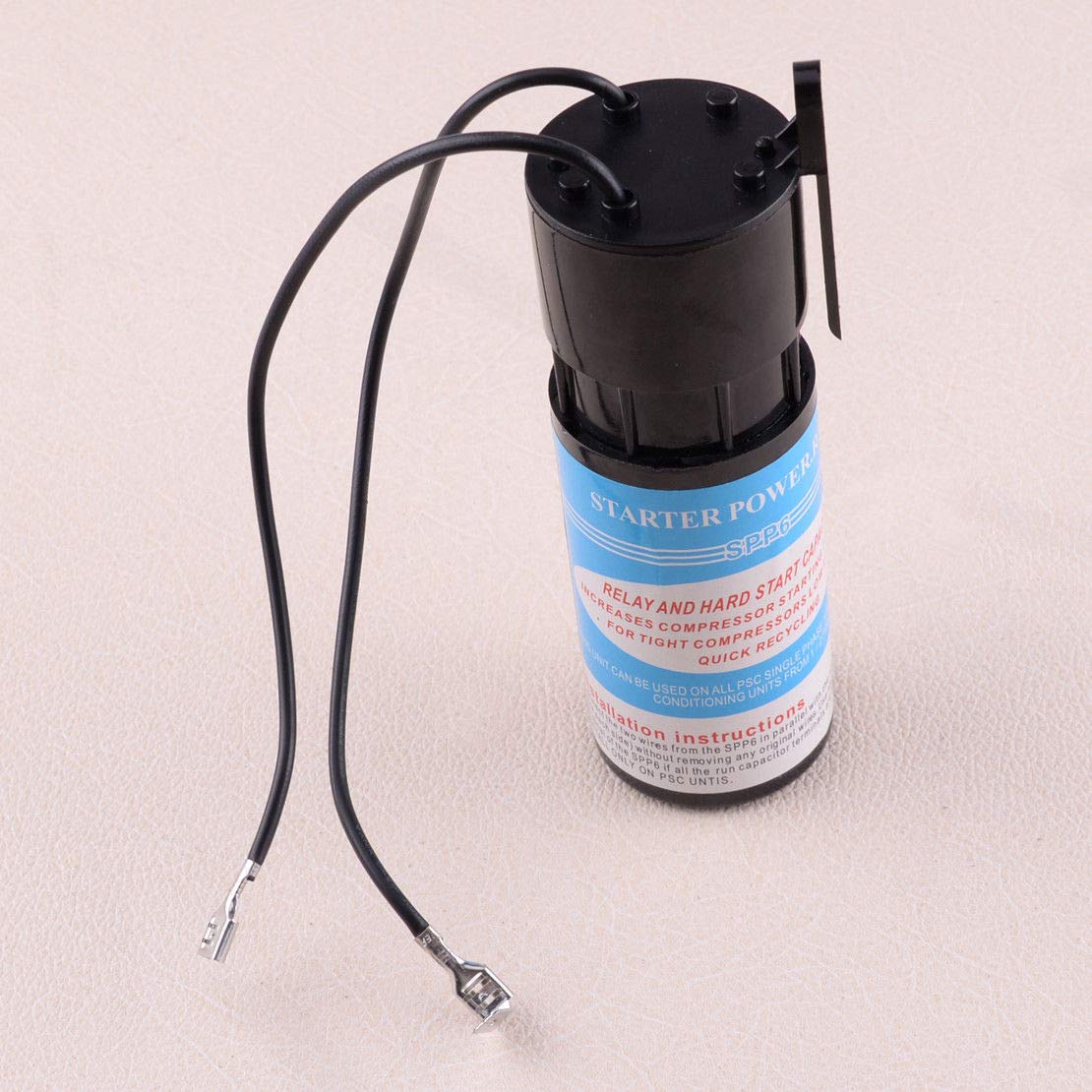 GSParts SPP6 Kit Capacitor Hard Torque for Supco Relay 1/2HP-10HP Increases Start : Amazon.in ...