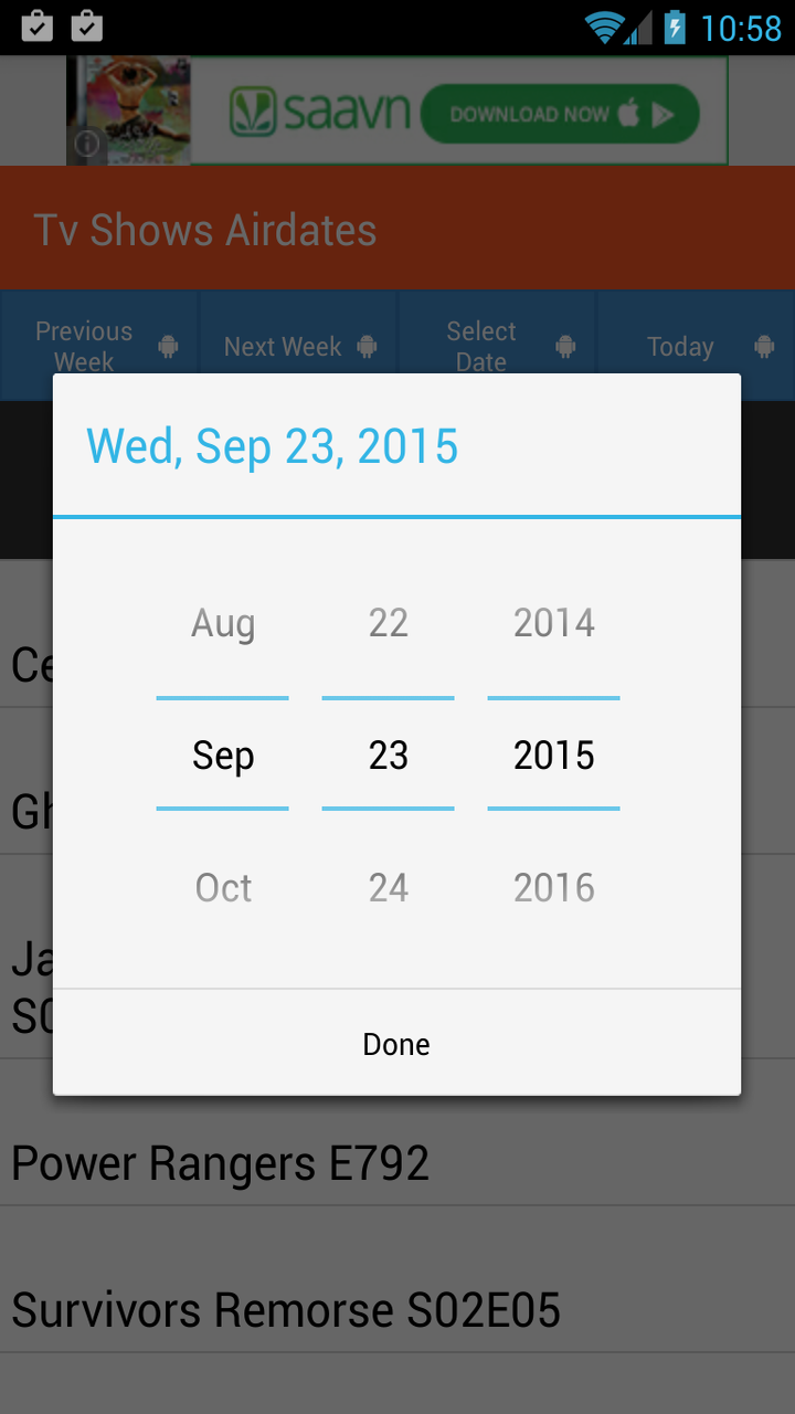 Tv Shows Airdates - App on Amazon Appstore