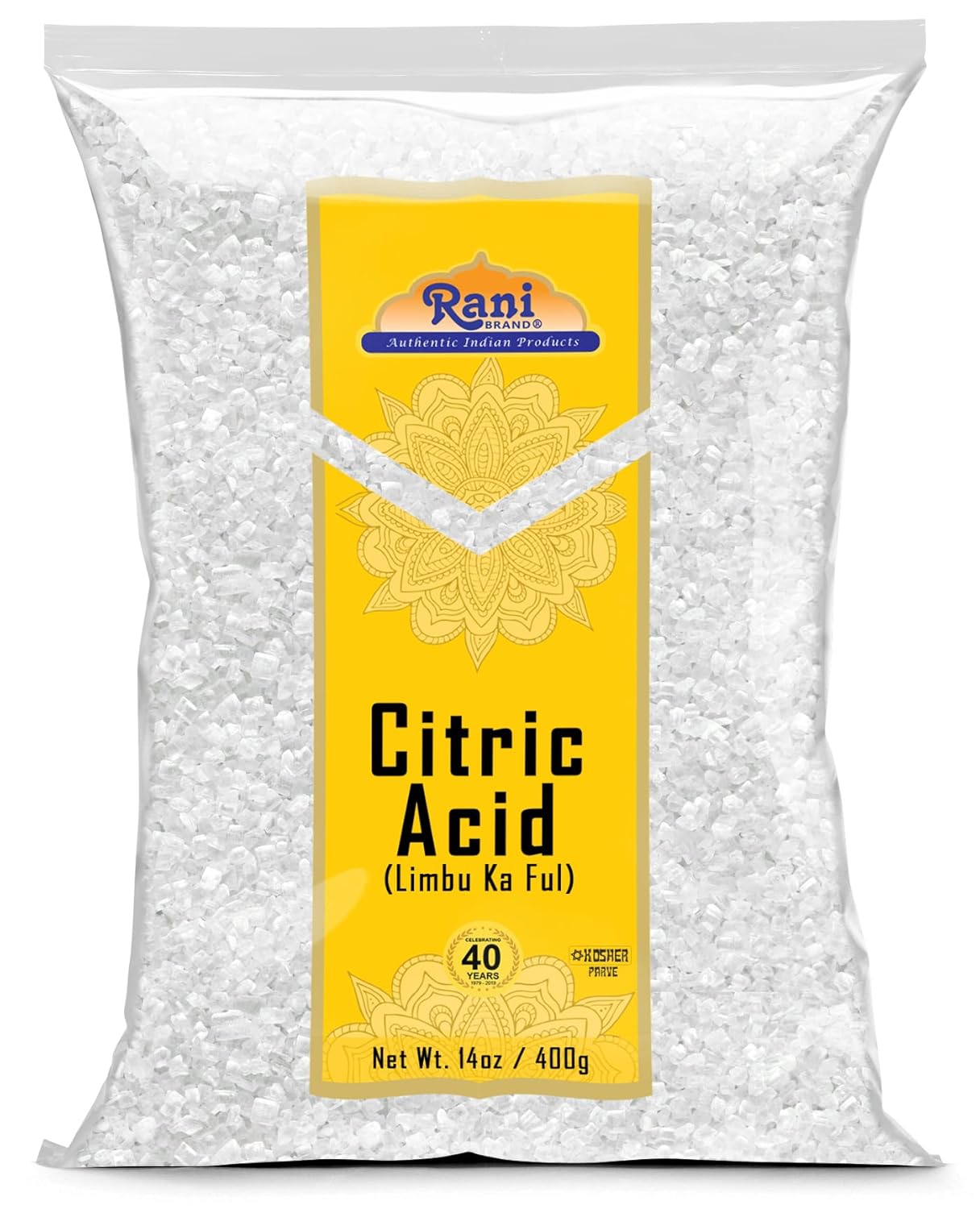 Amazon.com: Rani Citric Acid Powder, Food Grade (Limbu Ka Ful) 14oz ...